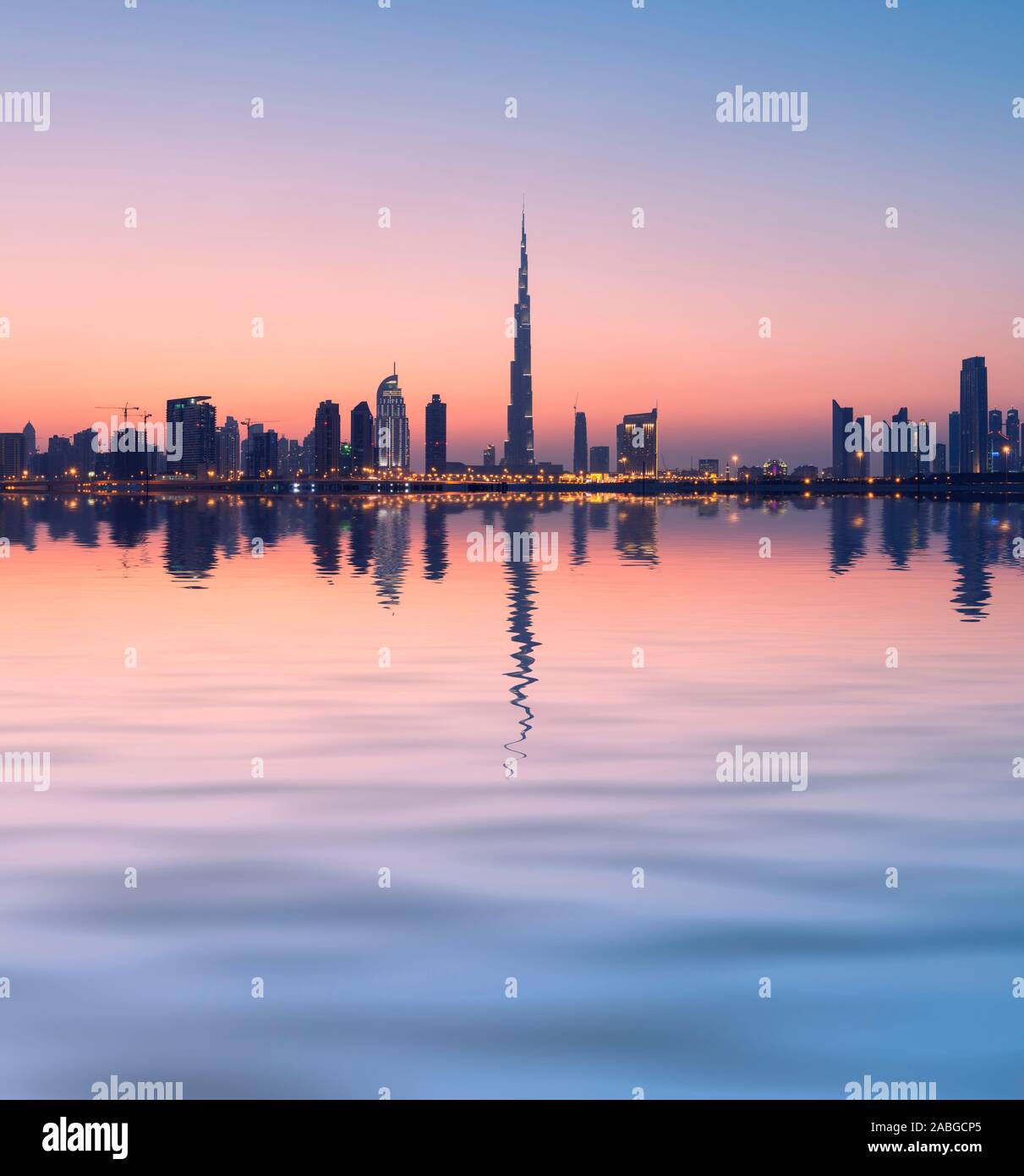 Dubai skyline with tower blocks hi-res stock photography and images - Alamy