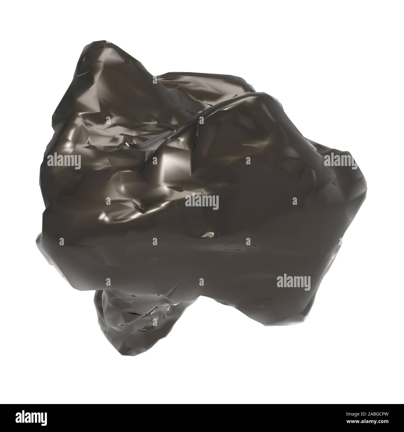 abstract noisy circular shape on white background with strange physical ...