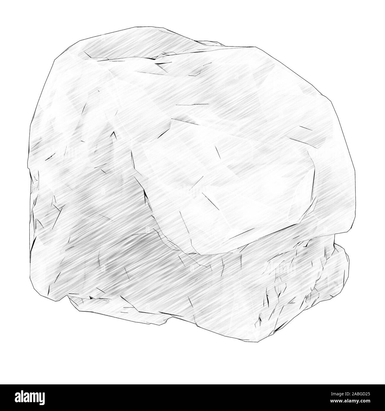 abstract noisy circular shape on white background with strange physical ...