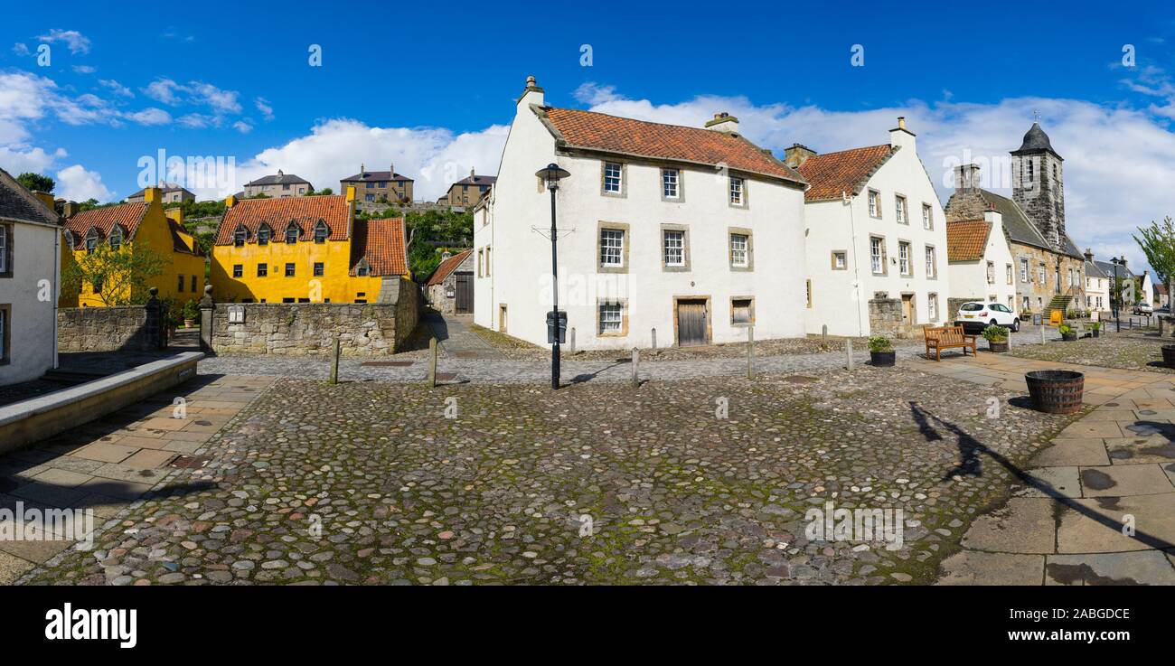 Exterior view of Culross village in Fife Scotland Stock Photo - Alamy