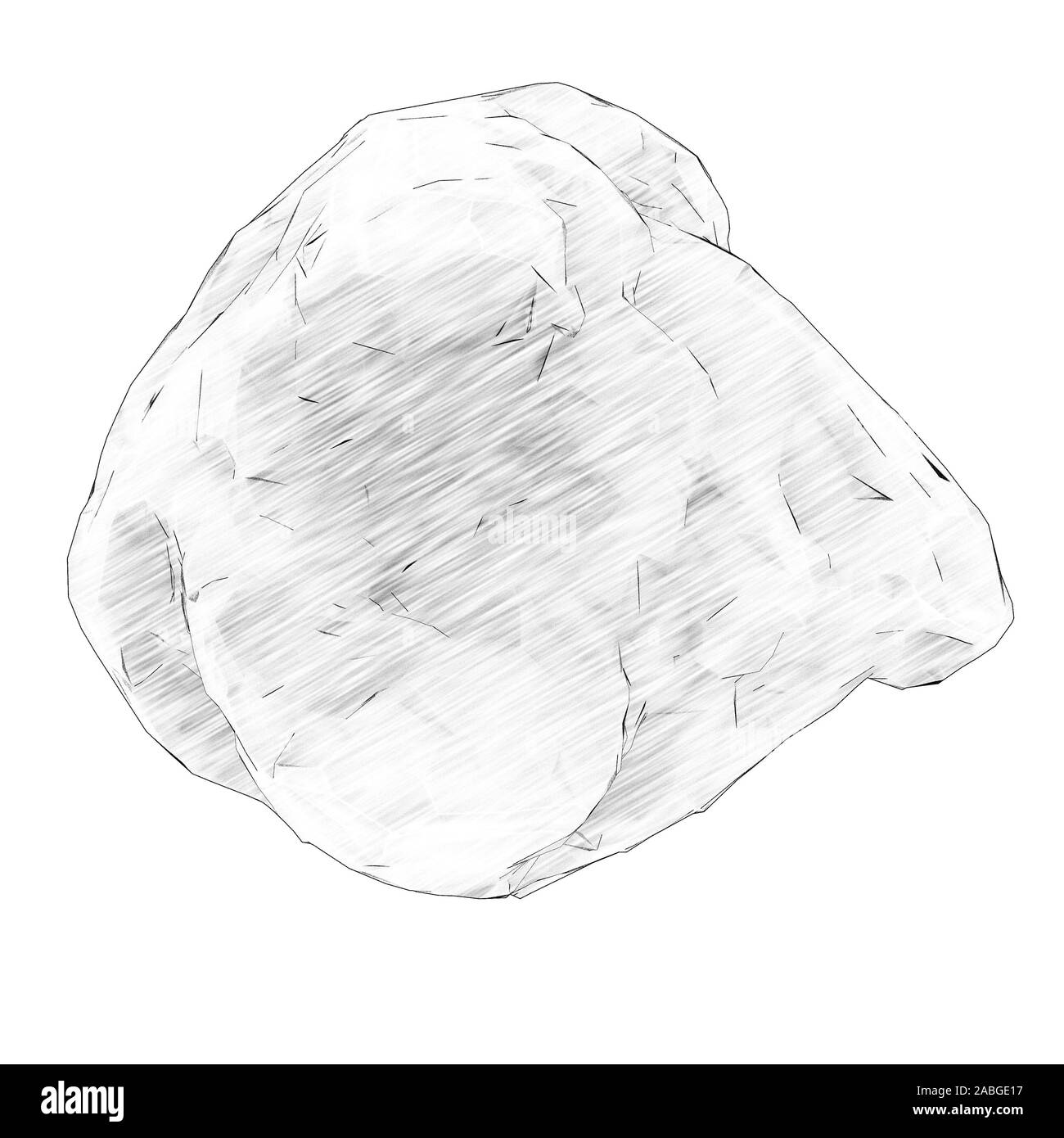 abstract noisy circular shape on white background with strange physical ...