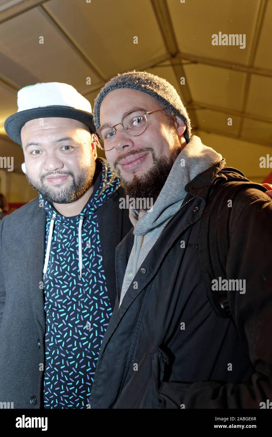 Paris, France.20th Nov, 2019. Raphael Yem & Sebastien Abdelhamid attend ...