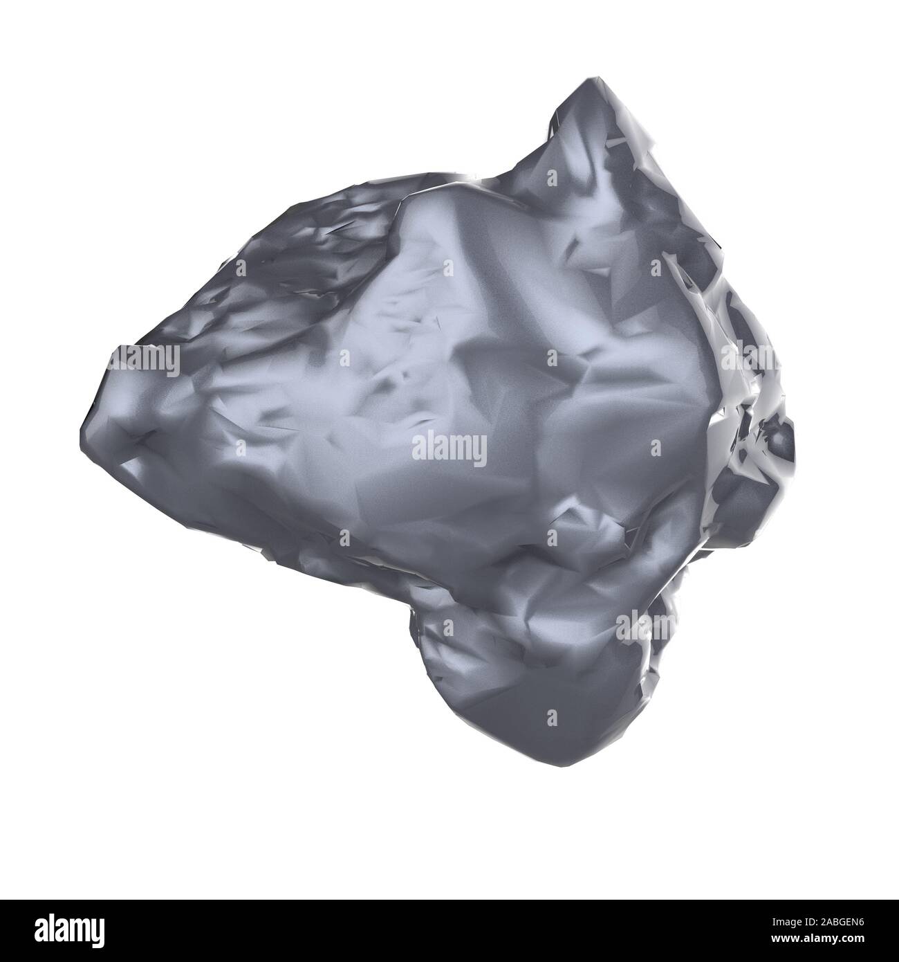 abstract noisy circular shape on white background with strange physical ...