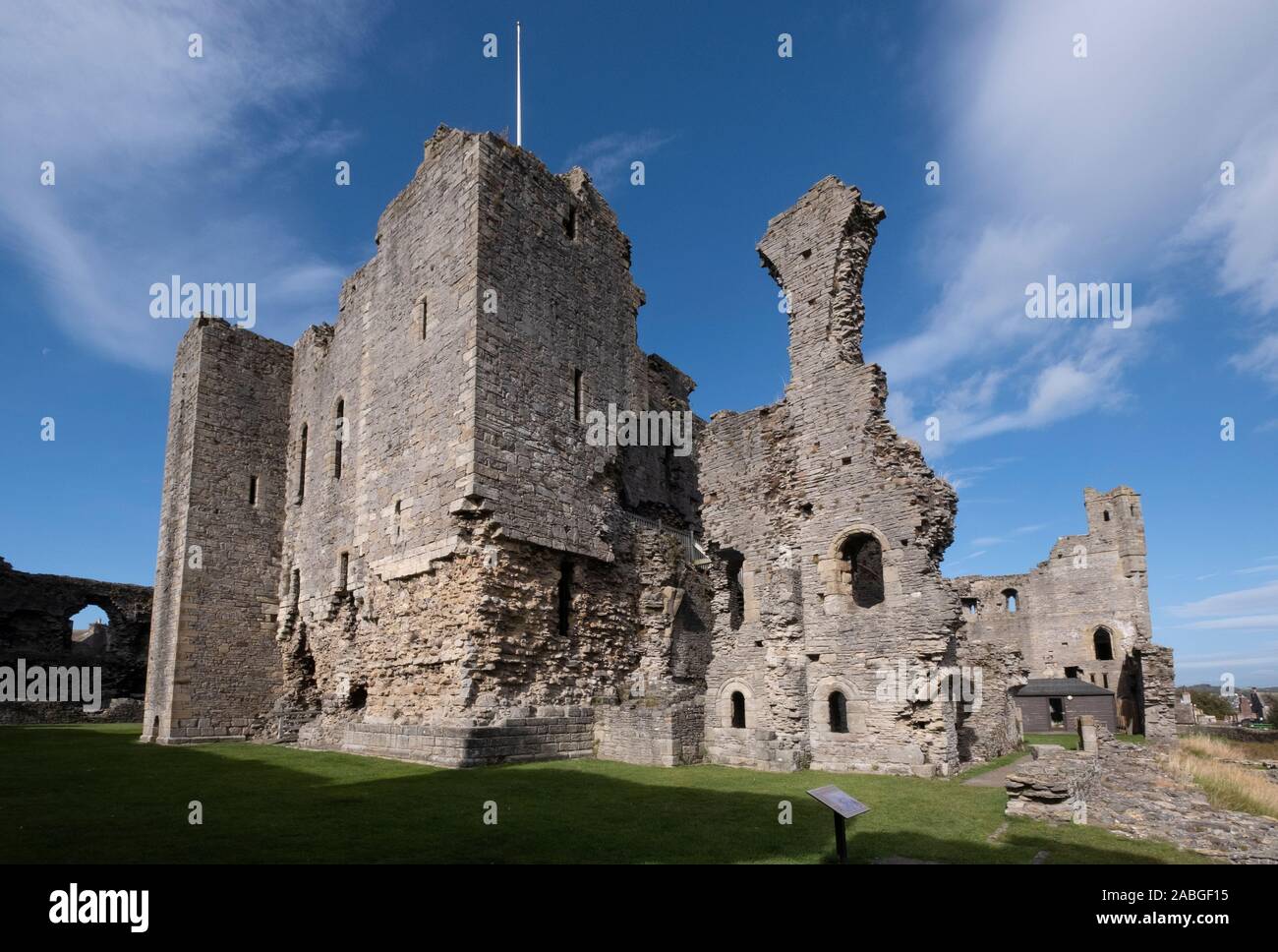 Middleham Castle, Middleham, North Yorkshire, UK. 2nd October 2018 The ...