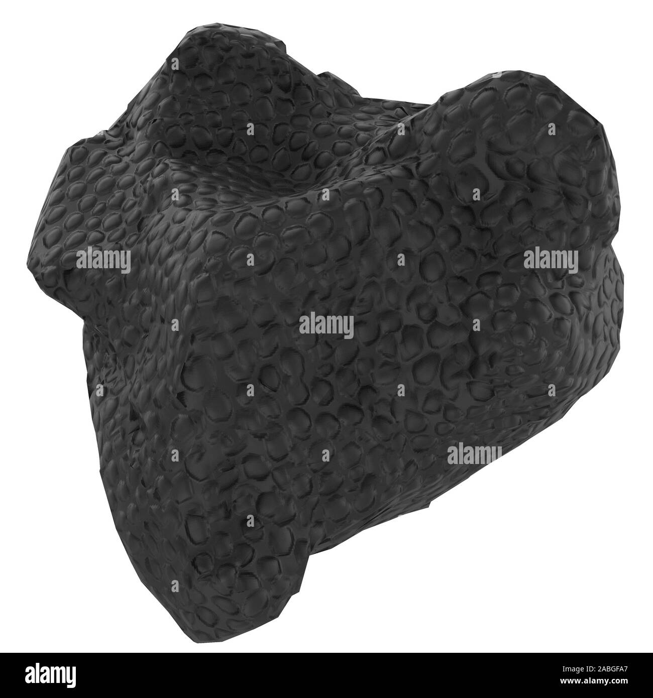 abstract noisy circular shape on white background with strange physical ...