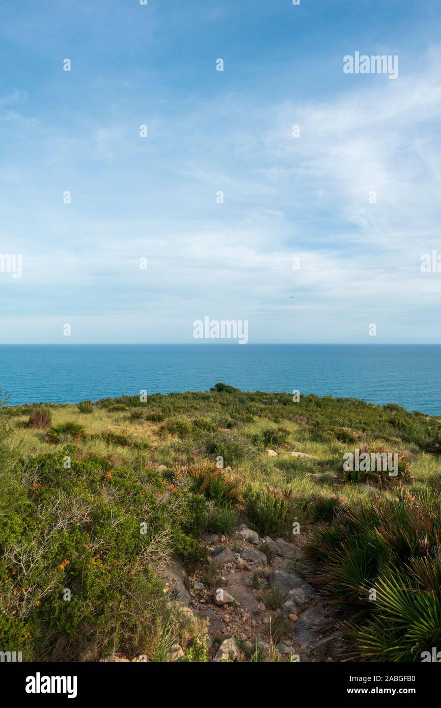 Mediterranean views from Oropesa del Mar, Spain Stock Photo - Alamy