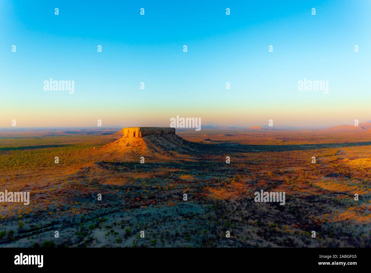 Sunset in Namibia, Africa Stock Photo - Alamy