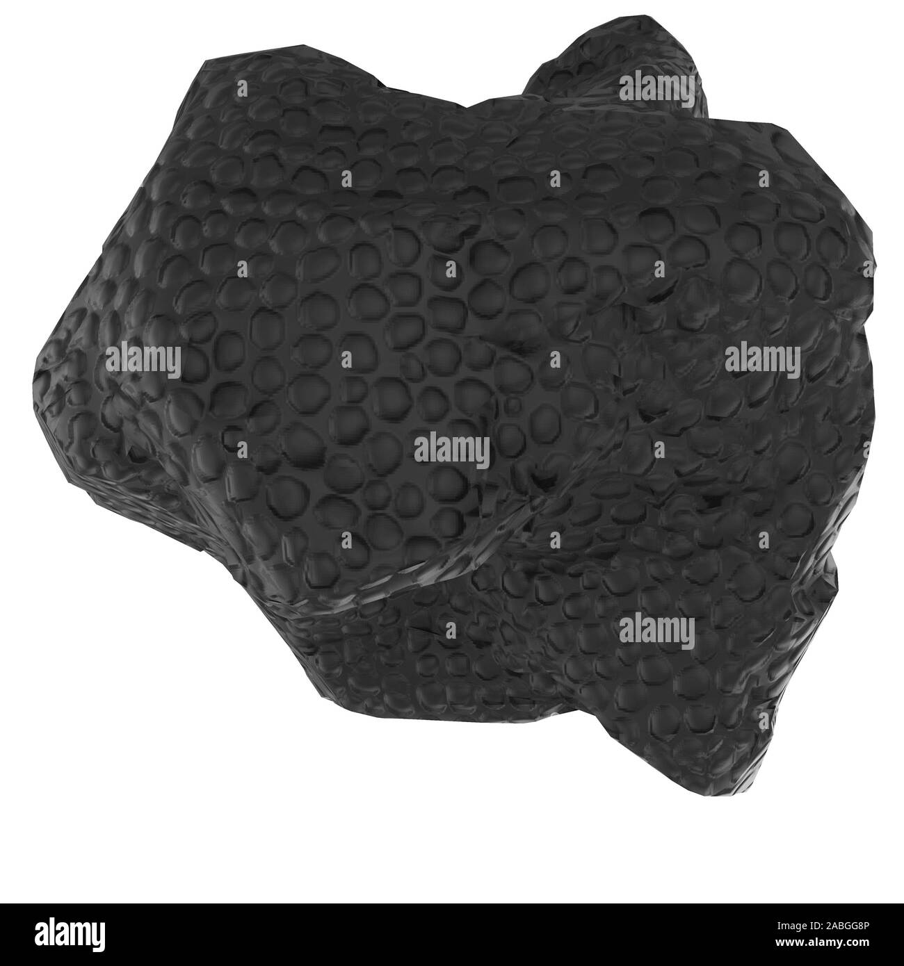 abstract noisy circular shape on white background with strange physical ...