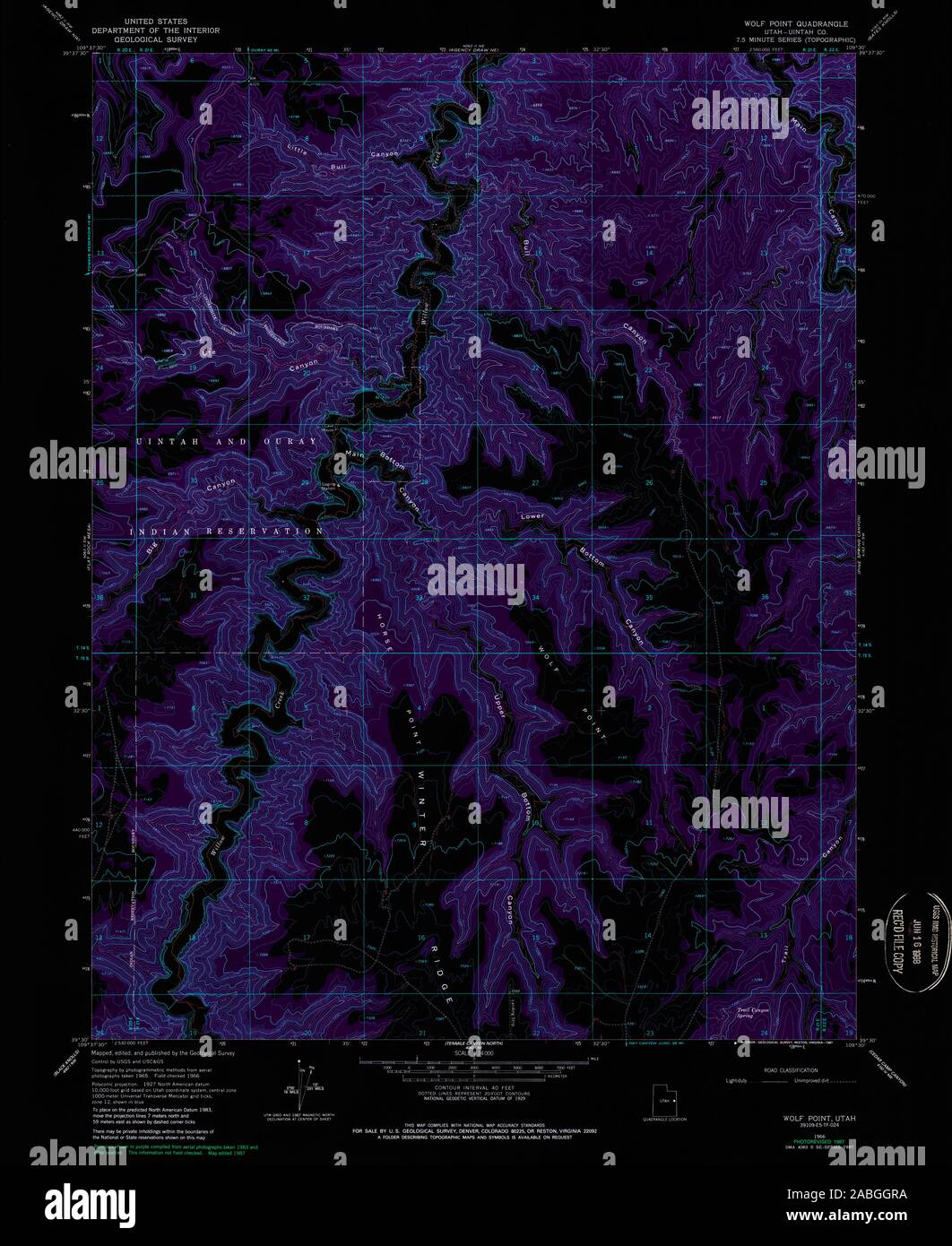 Wolf point map hi-res stock photography and images - Alamy