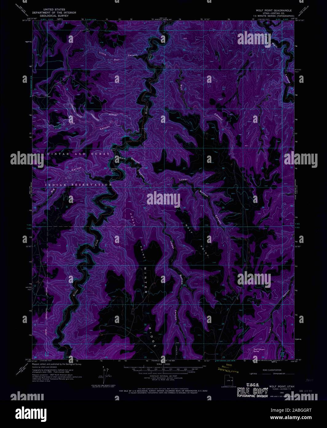 Wolf point map hi-res stock photography and images - Alamy