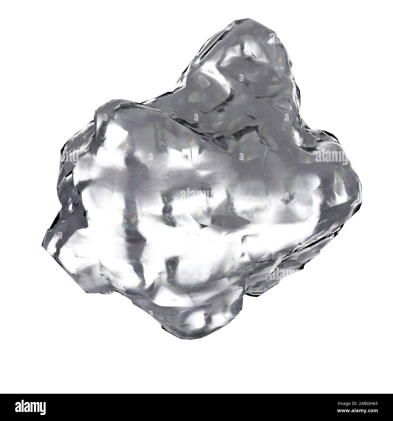 abstract noisy circular shape on white background with strange physical ...