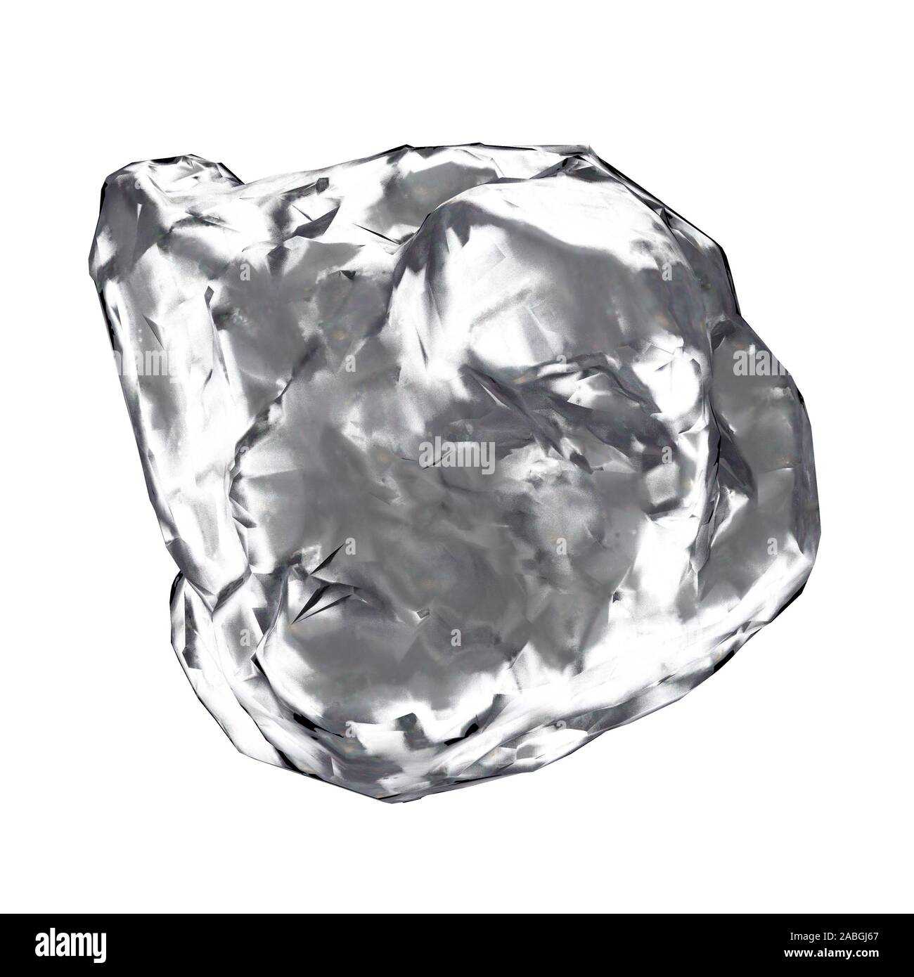 abstract noisy circular shape on white background with strange physical ...