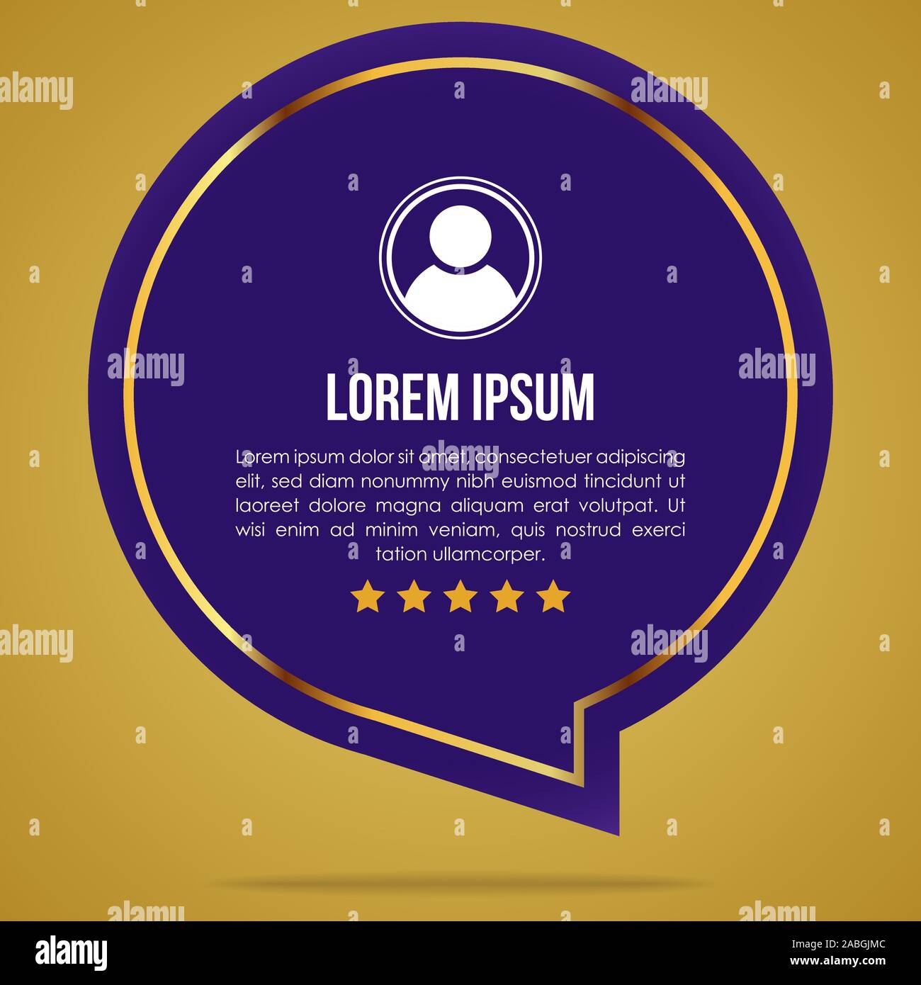 Creative testimonials template with different shapes. Testimonial ...