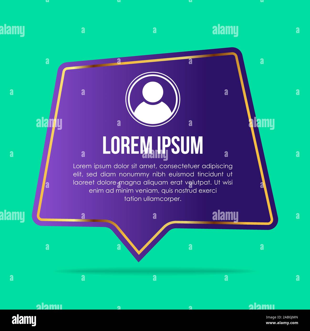 Creative testimonials template with different shapes. Testimonial ...