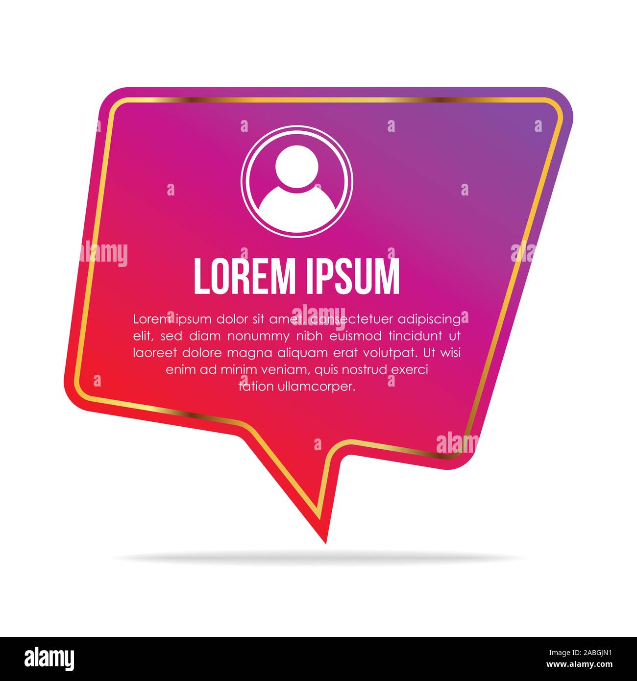 Creative testimonials template with different shapes. Testimonial ...