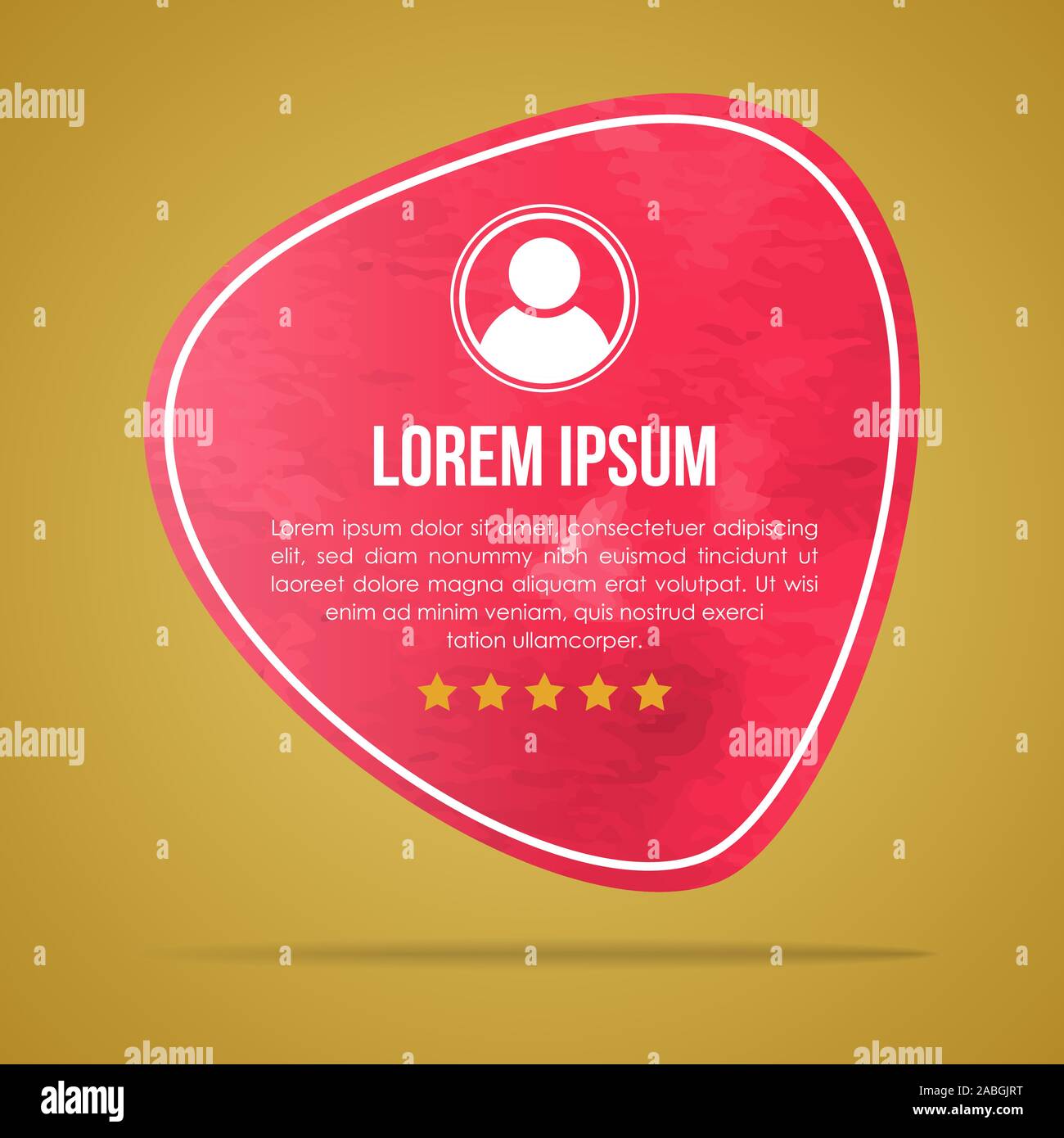 Creative testimonials template with different shapes. Testimonial ...
