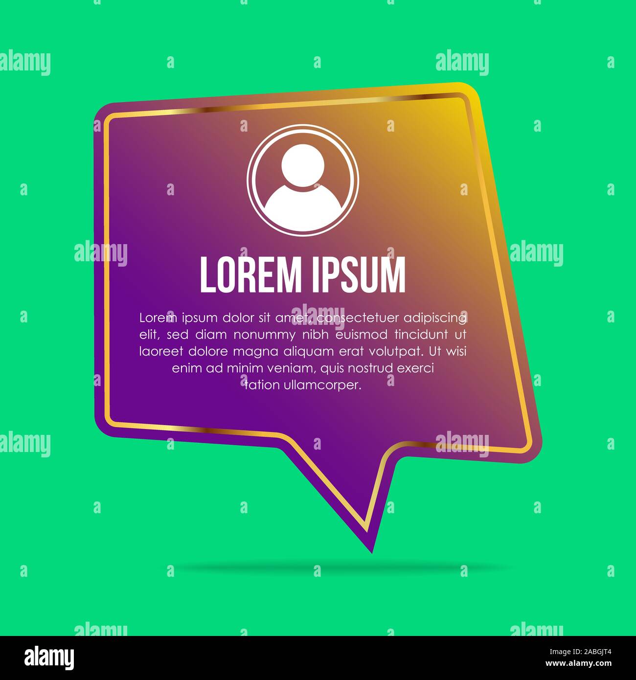 Creative testimonials template with different shapes. Testimonial ...