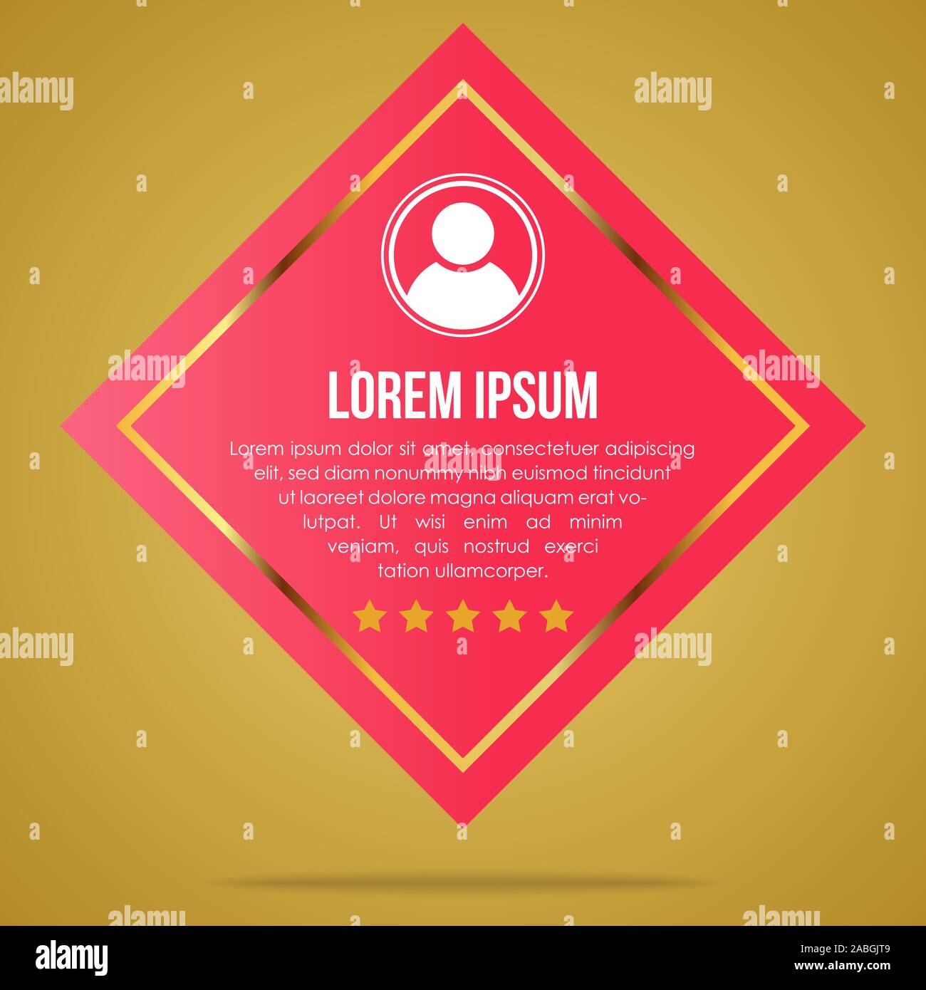 Creative testimonials template with different shapes. Testimonial ...