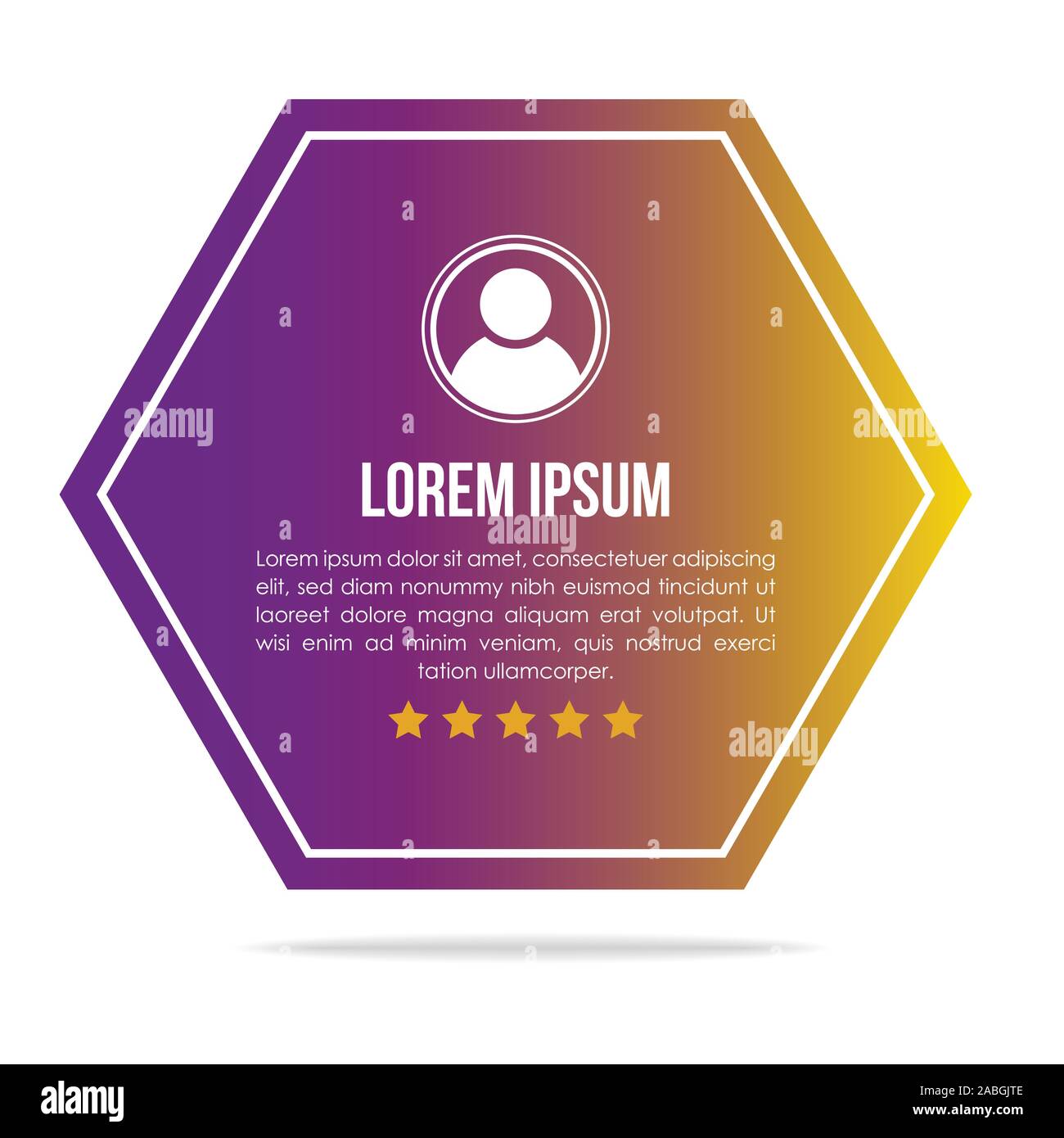 Creative testimonials template with different shapes. Testimonial ...