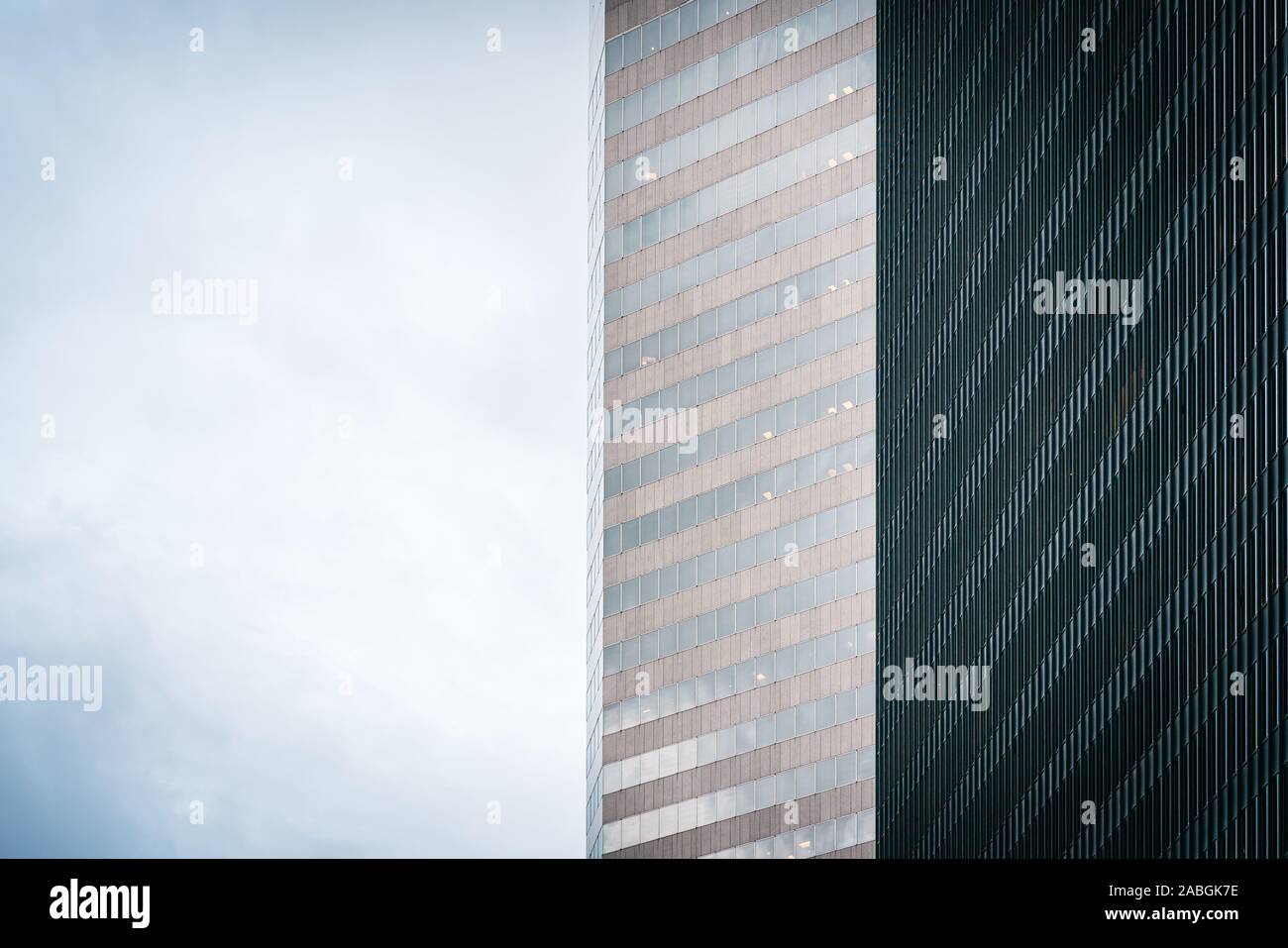 Abstract skyscraper buildings in metro city with copy space Stock Photo ...