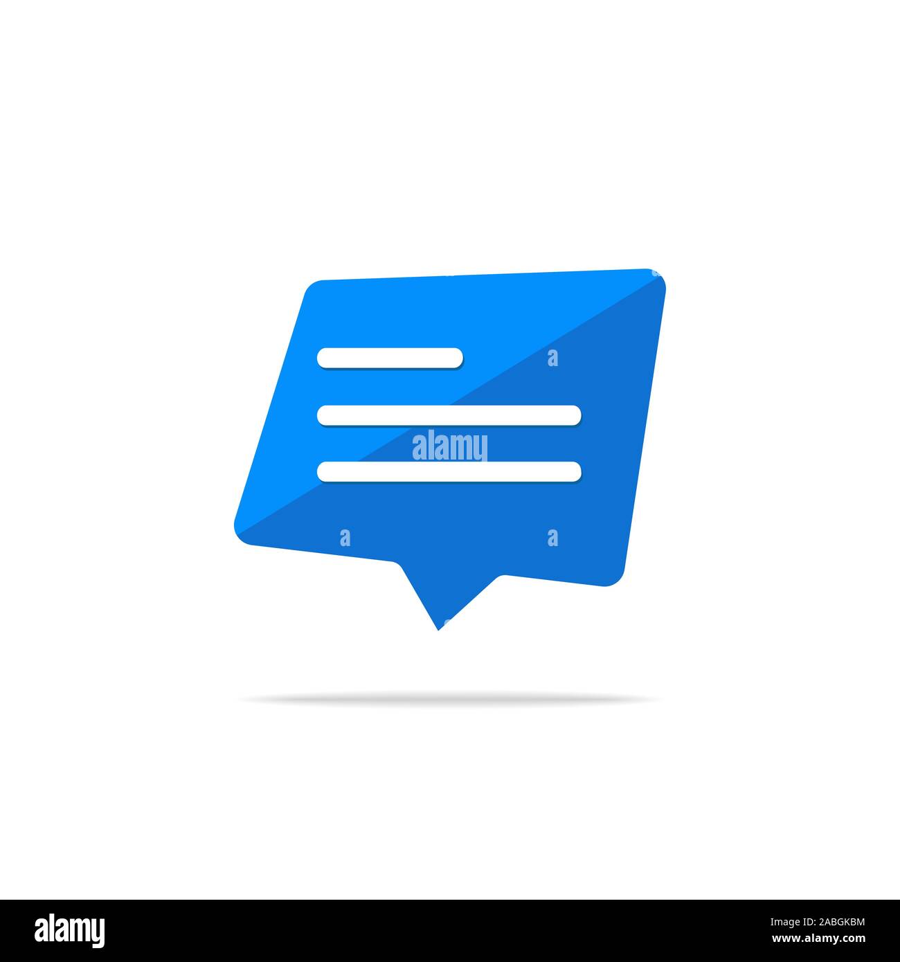 Typing in a chat bubble icon, comment sign symbol Stock Vector Image ...