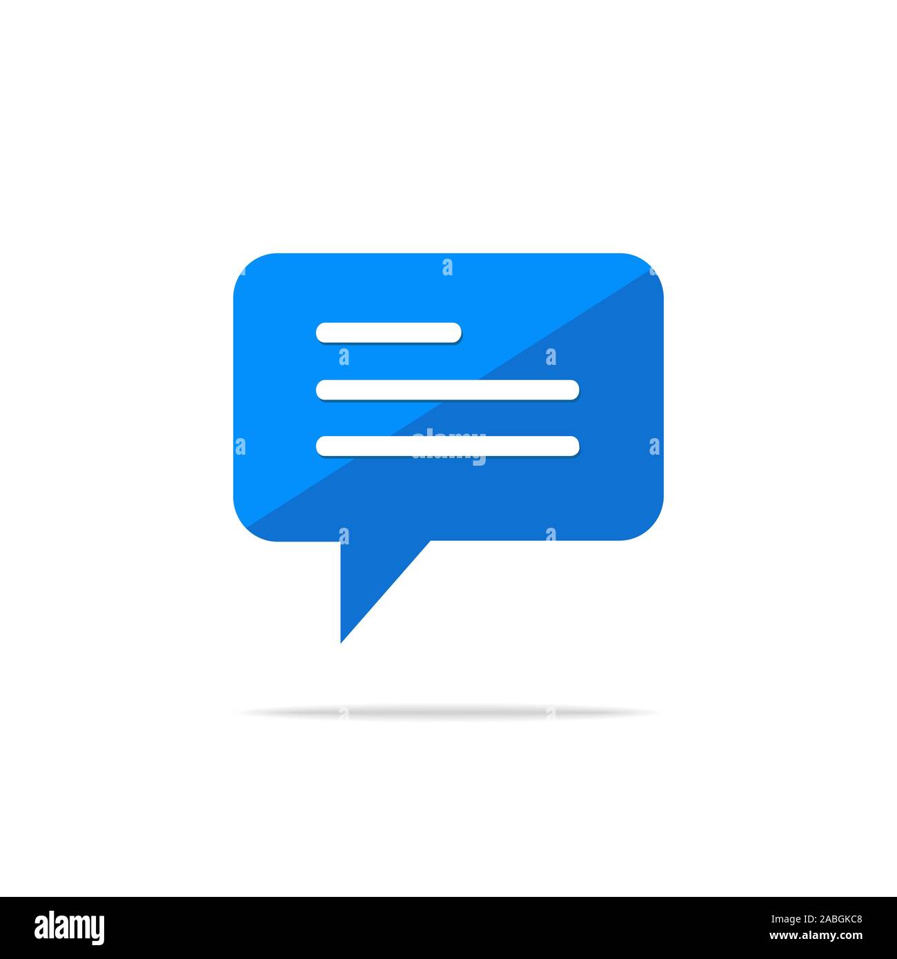 Typing in a chat bubble icon, comment sign symbol Stock Vector Image ...