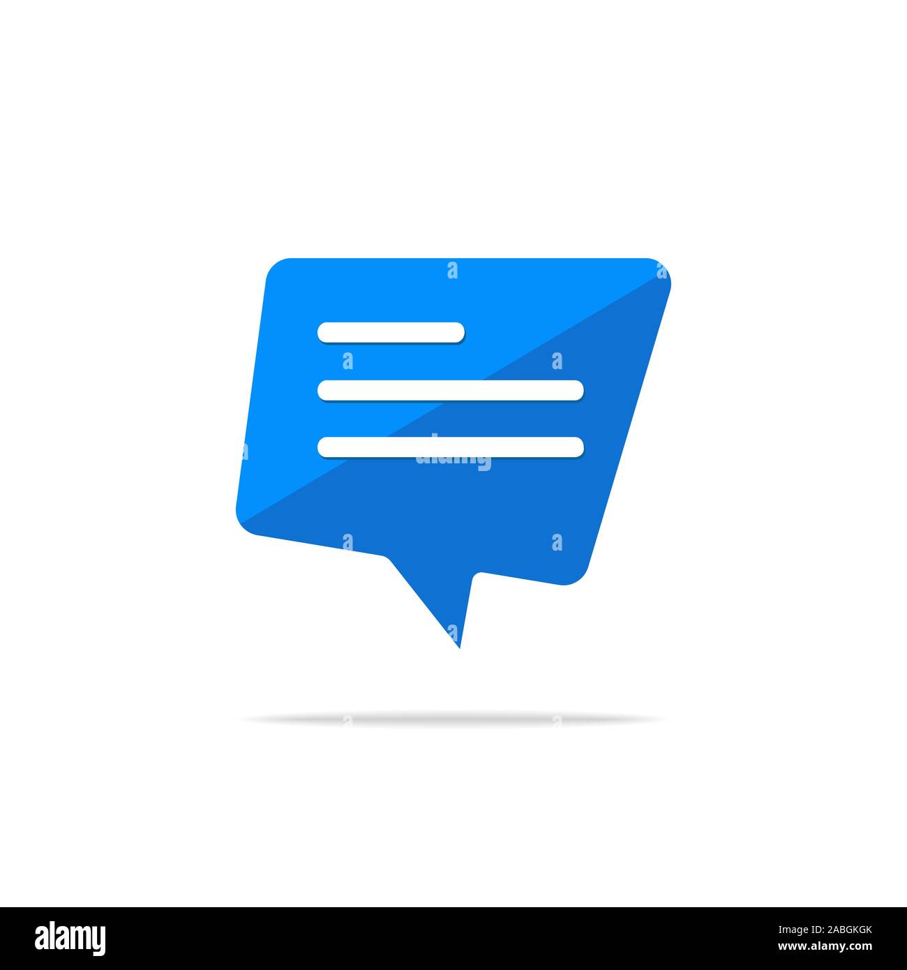 Typing in a chat bubble icon, comment sign symbol Stock Vector Image ...