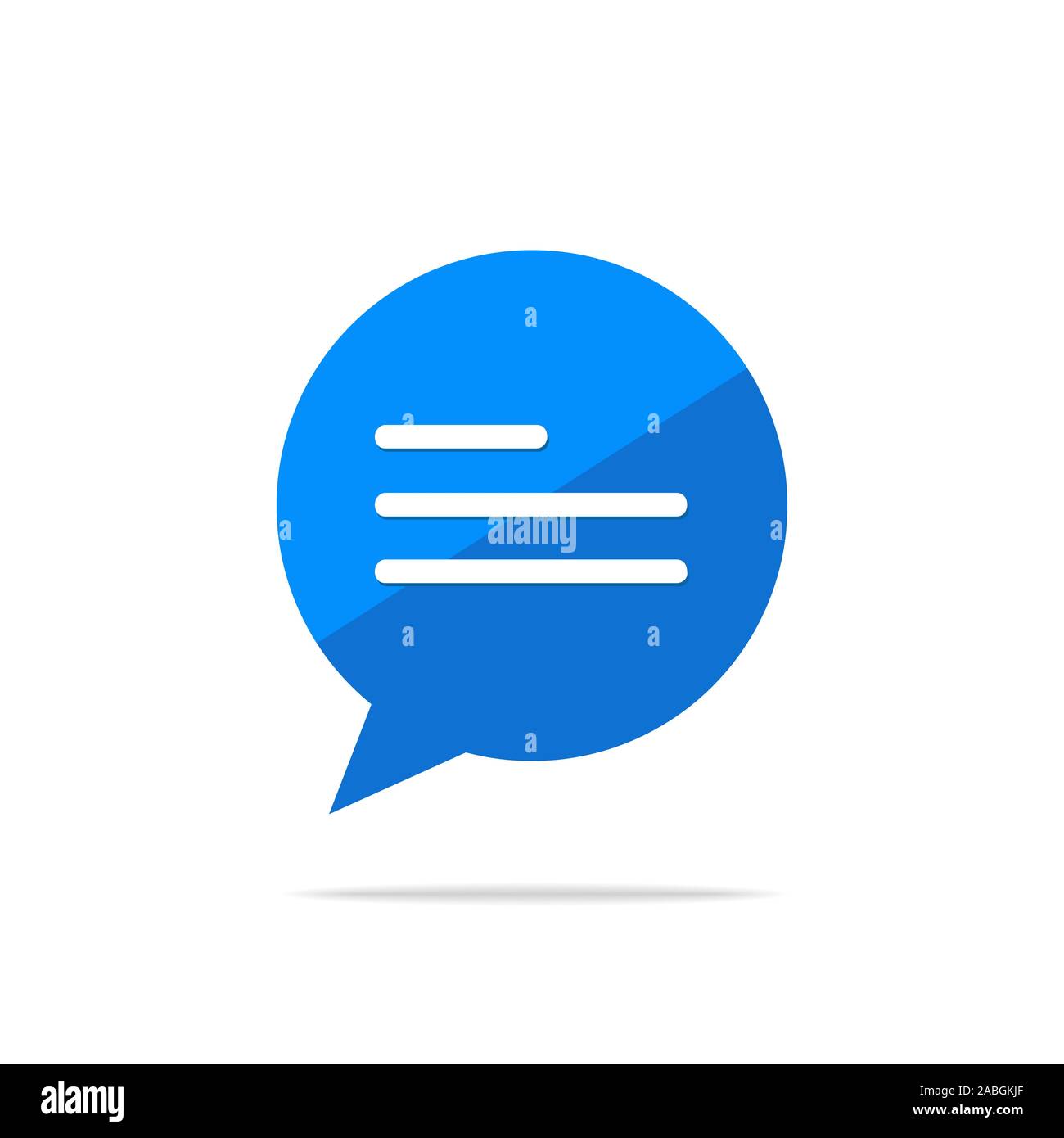 Typing in a chat bubble icon, comment sign symbol Stock Vector Image ...