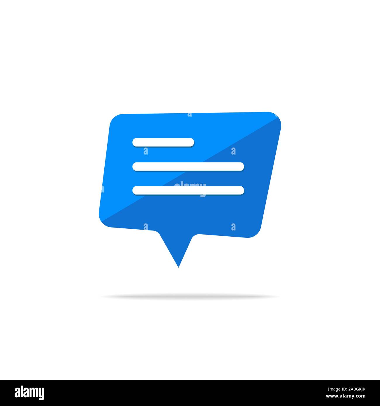 Typing in a chat bubble icon, comment sign symbol Stock Vector Image ...