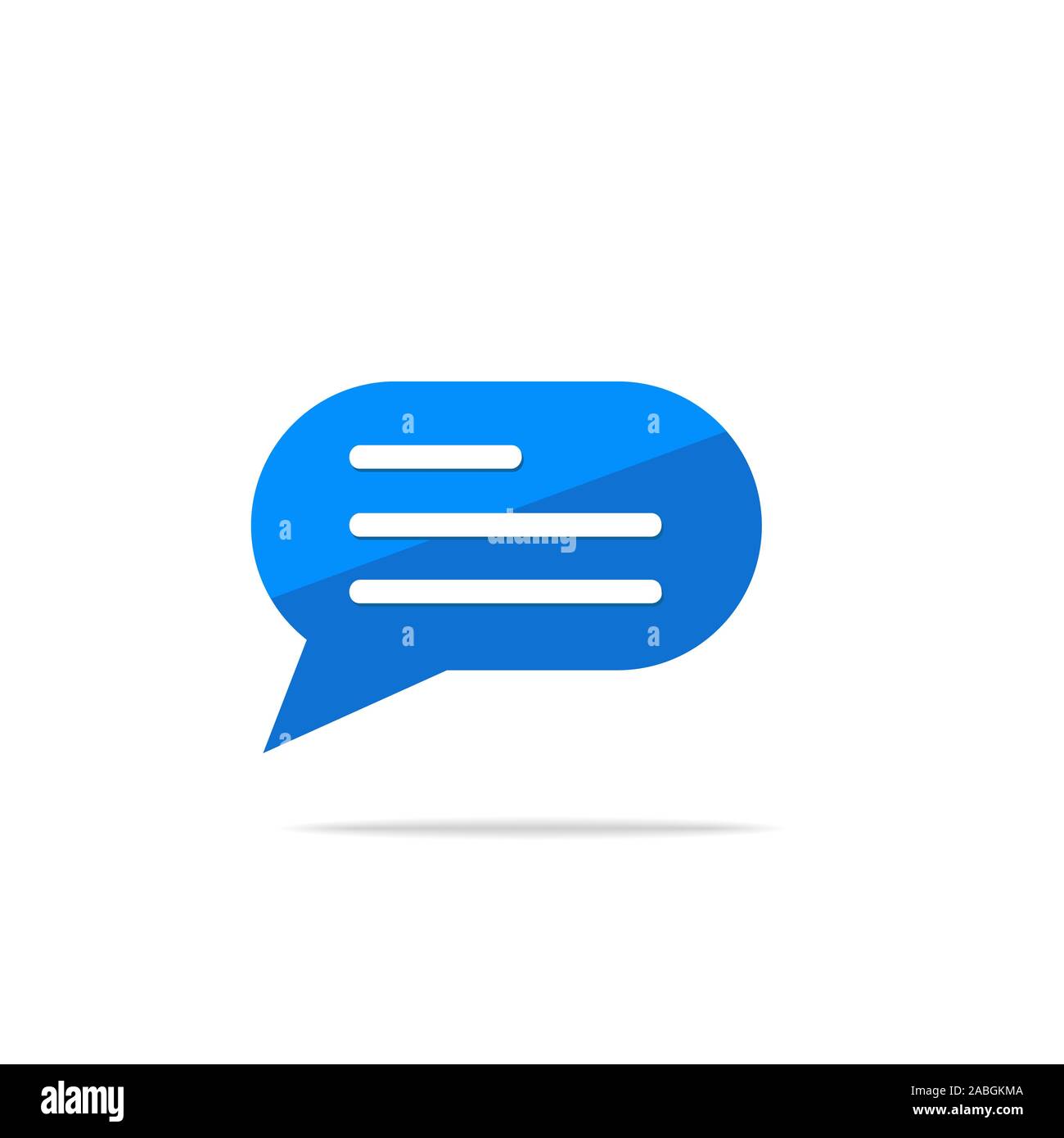 Typing in a chat bubble icon, comment sign symbol Stock Vector Image ...