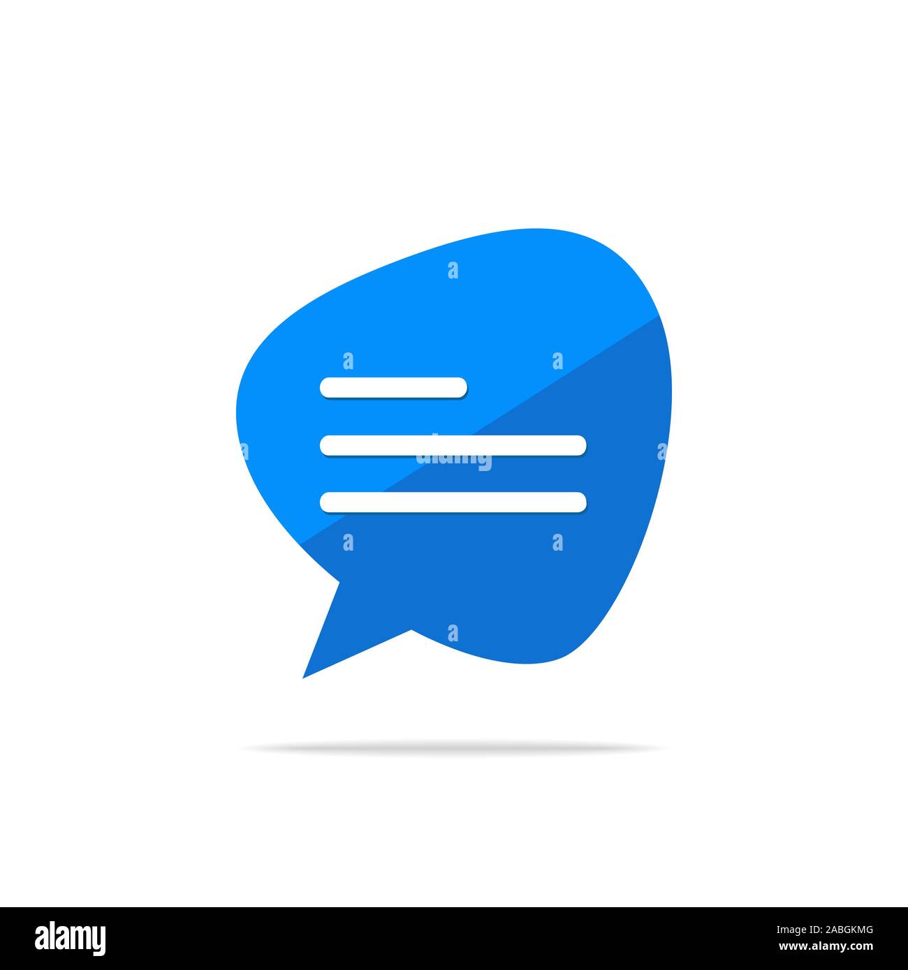 Typing in a chat bubble icon, comment sign symbol Stock Vector Image ...