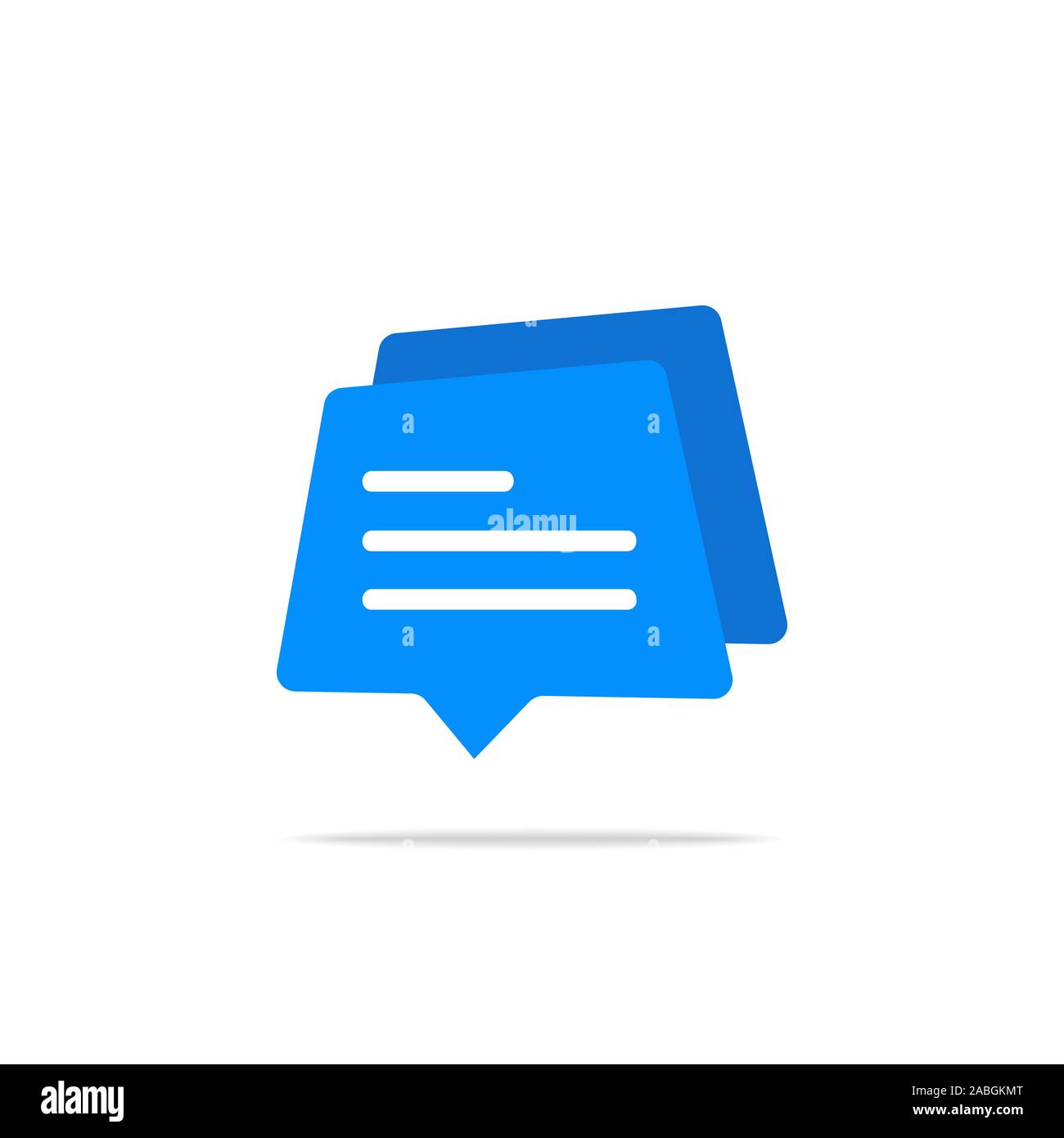 Typing in a chat bubble icon, comment sign symbol Stock Vector Image ...