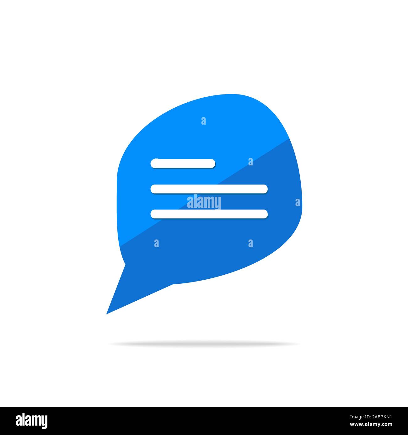 Typing in a chat bubble icon, comment sign symbol Stock Vector Image ...