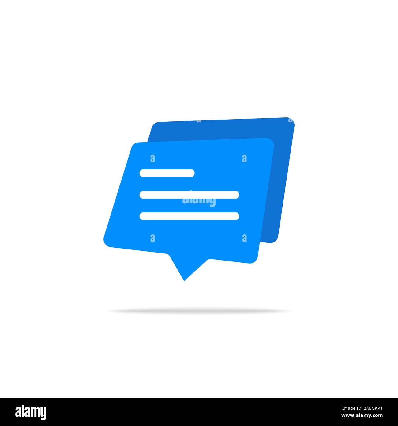 Typing in a chat bubble icon, comment sign symbol Stock Vector Image ...