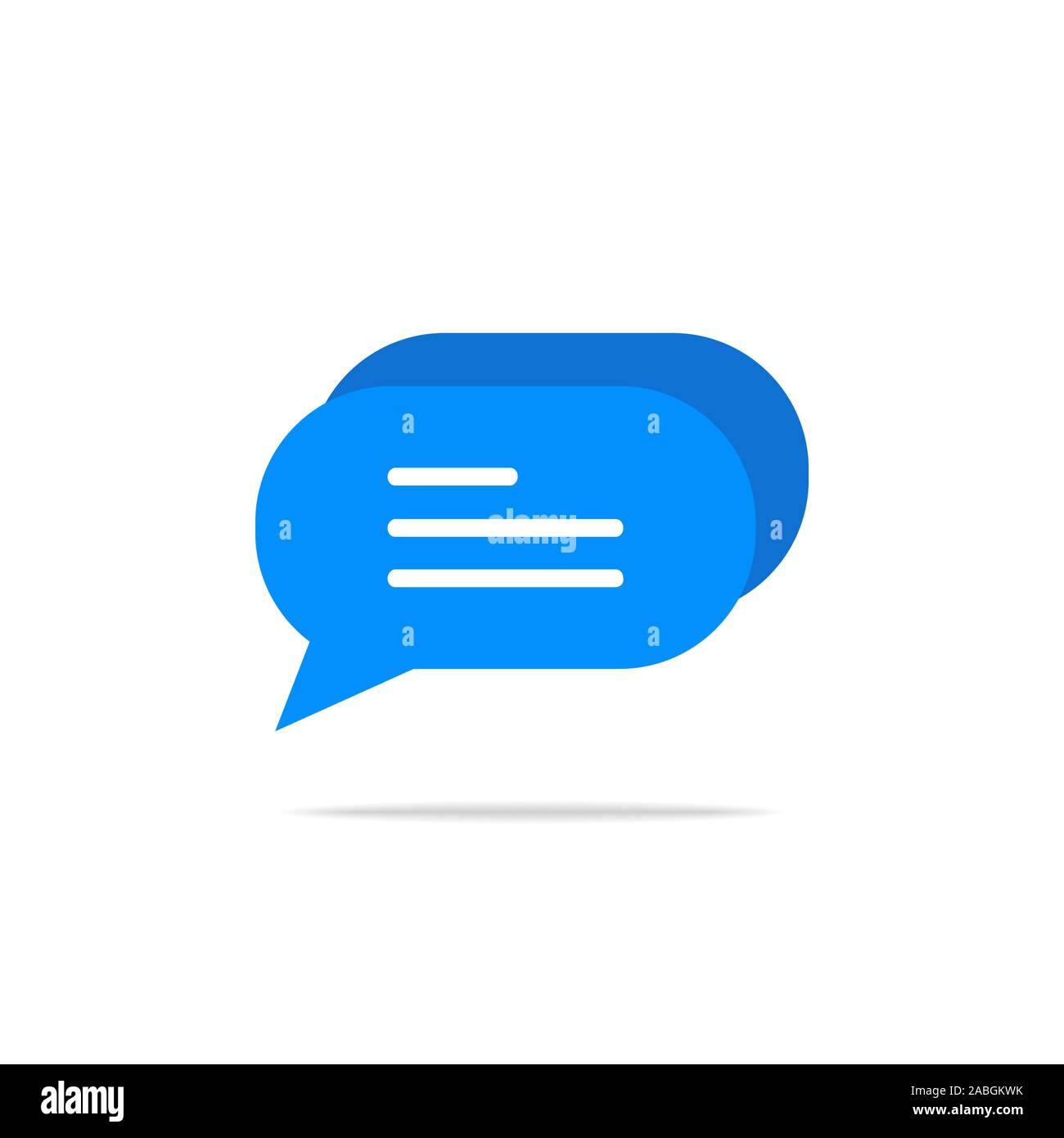 Typing in a chat bubble icon, comment sign symbol Stock Vector Image ...