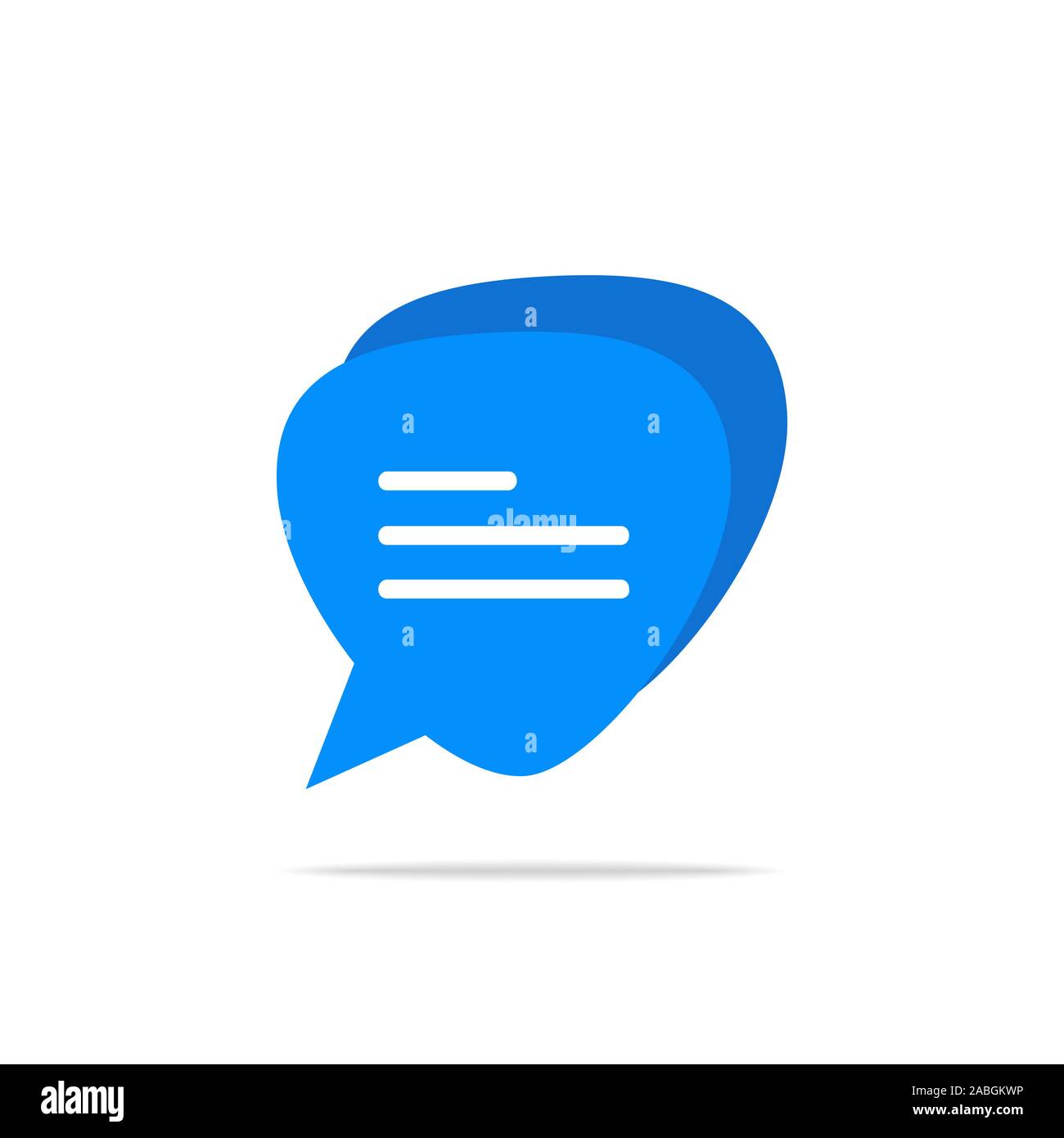 Typing in a chat bubble icon, comment sign symbol Stock Vector Image ...
