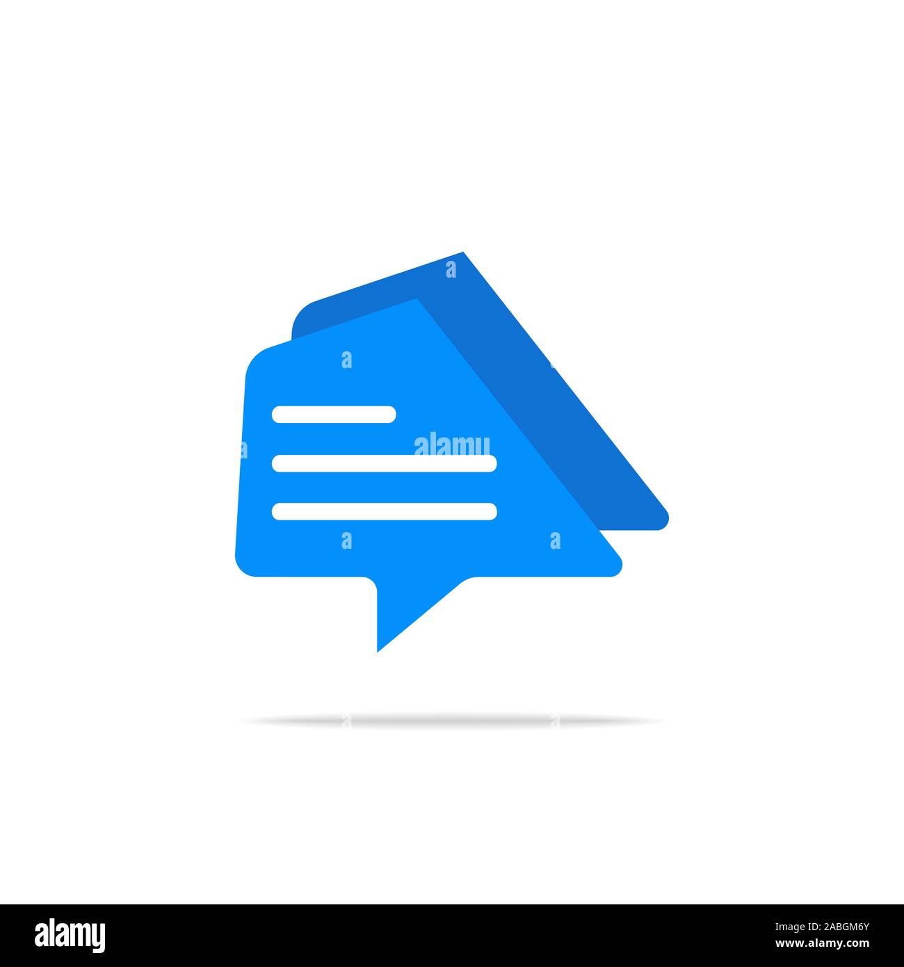 Typing in a chat bubble icon, comment sign symbol Stock Vector Image ...