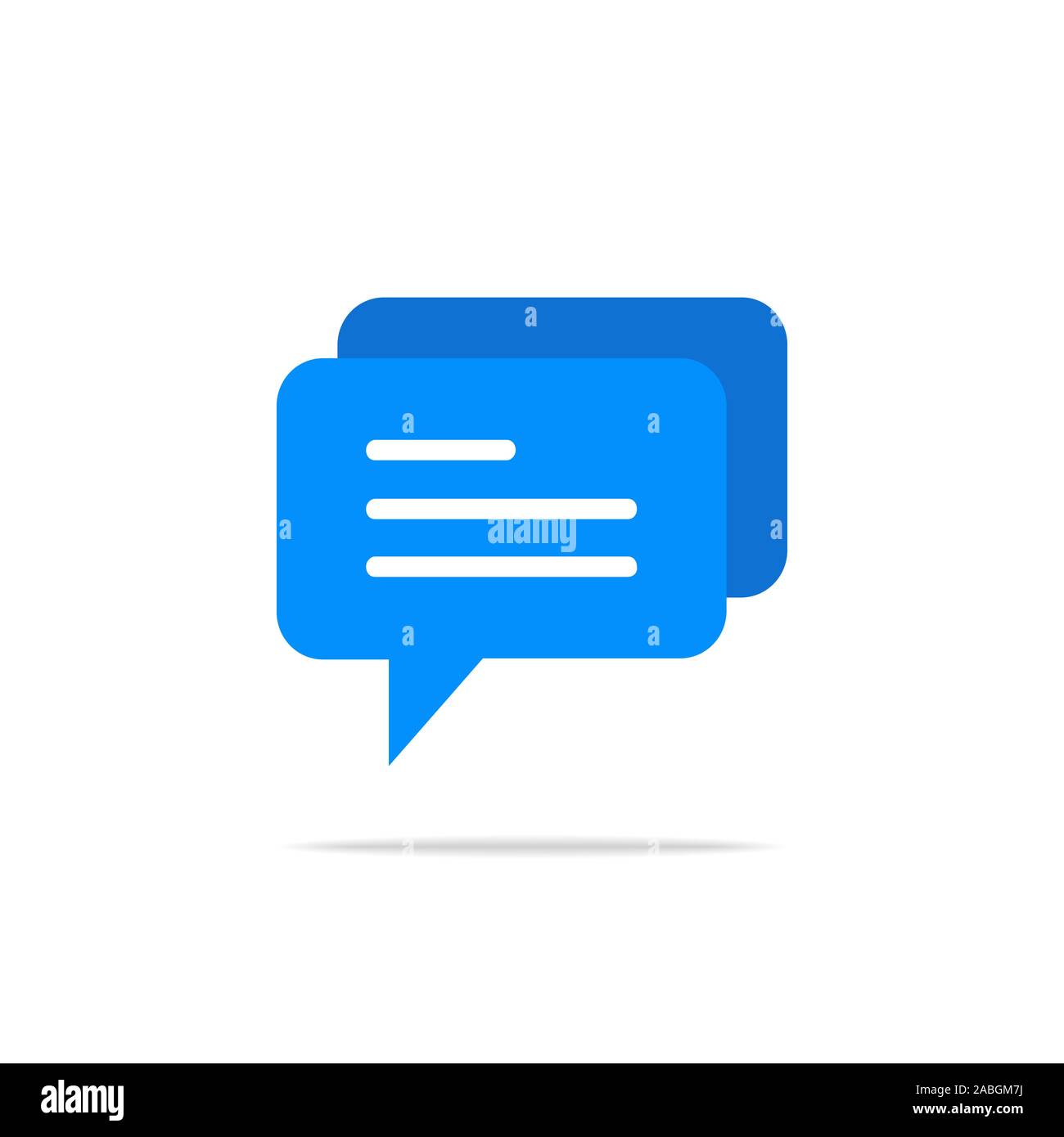 Typing in a chat bubble icon, comment sign symbol Stock Vector Image ...