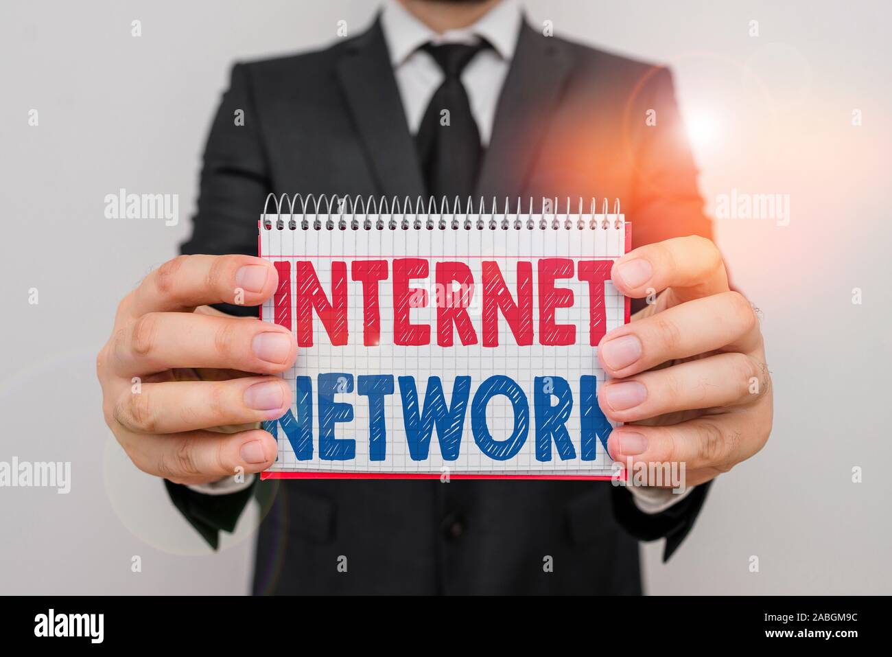 Writing Note Showing Internet Network Business Concept For Connects