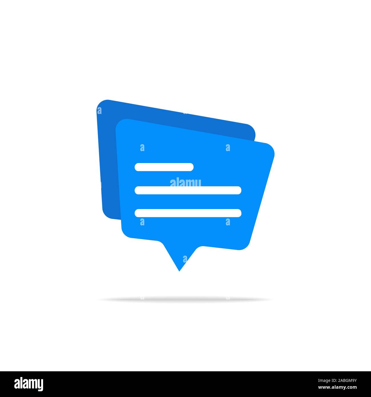 Typing in a chat bubble icon, comment sign symbol Stock Vector Image ...