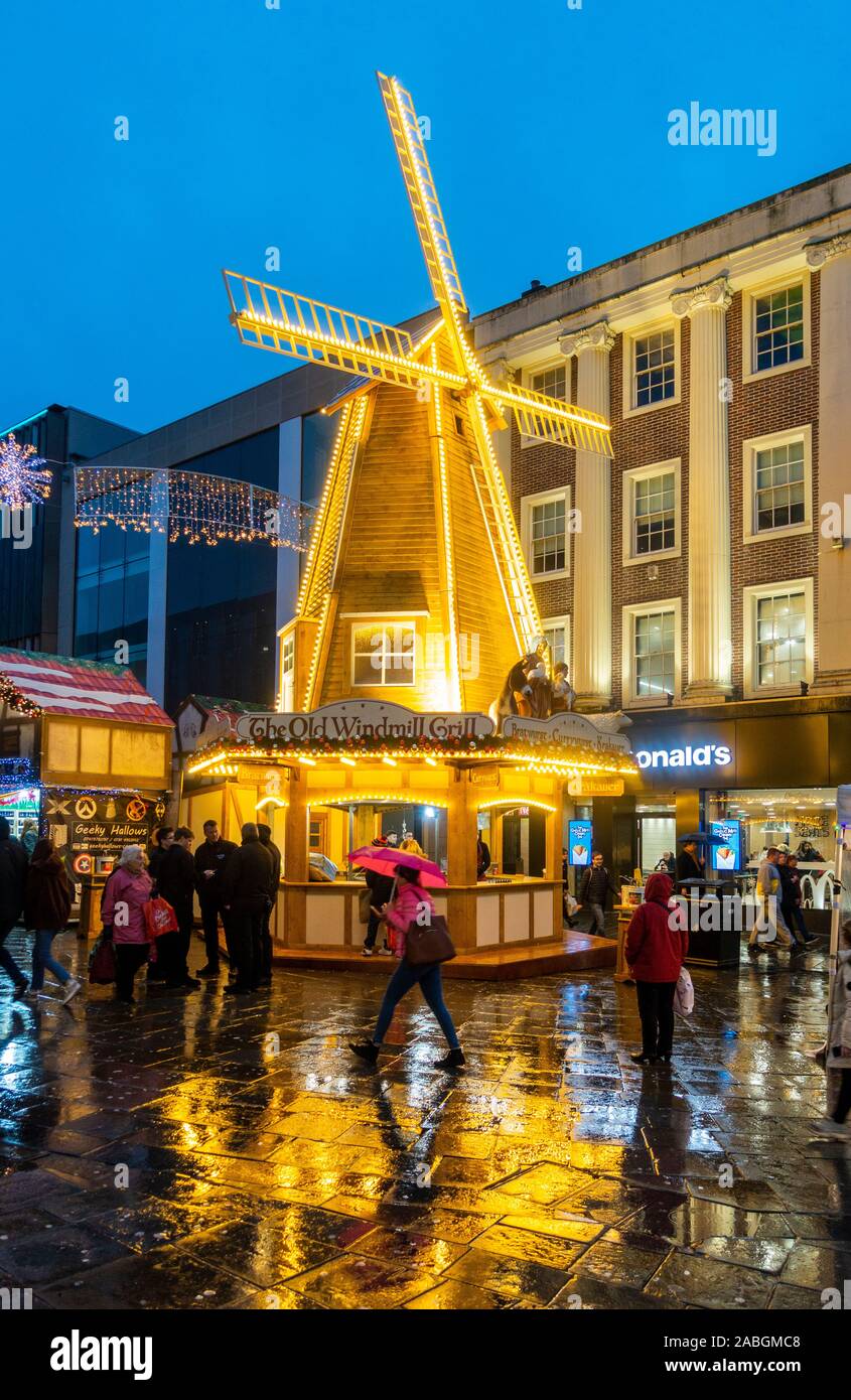 Newcastle christmas market. Newcastle upon Tyne, England. UK Stock ...