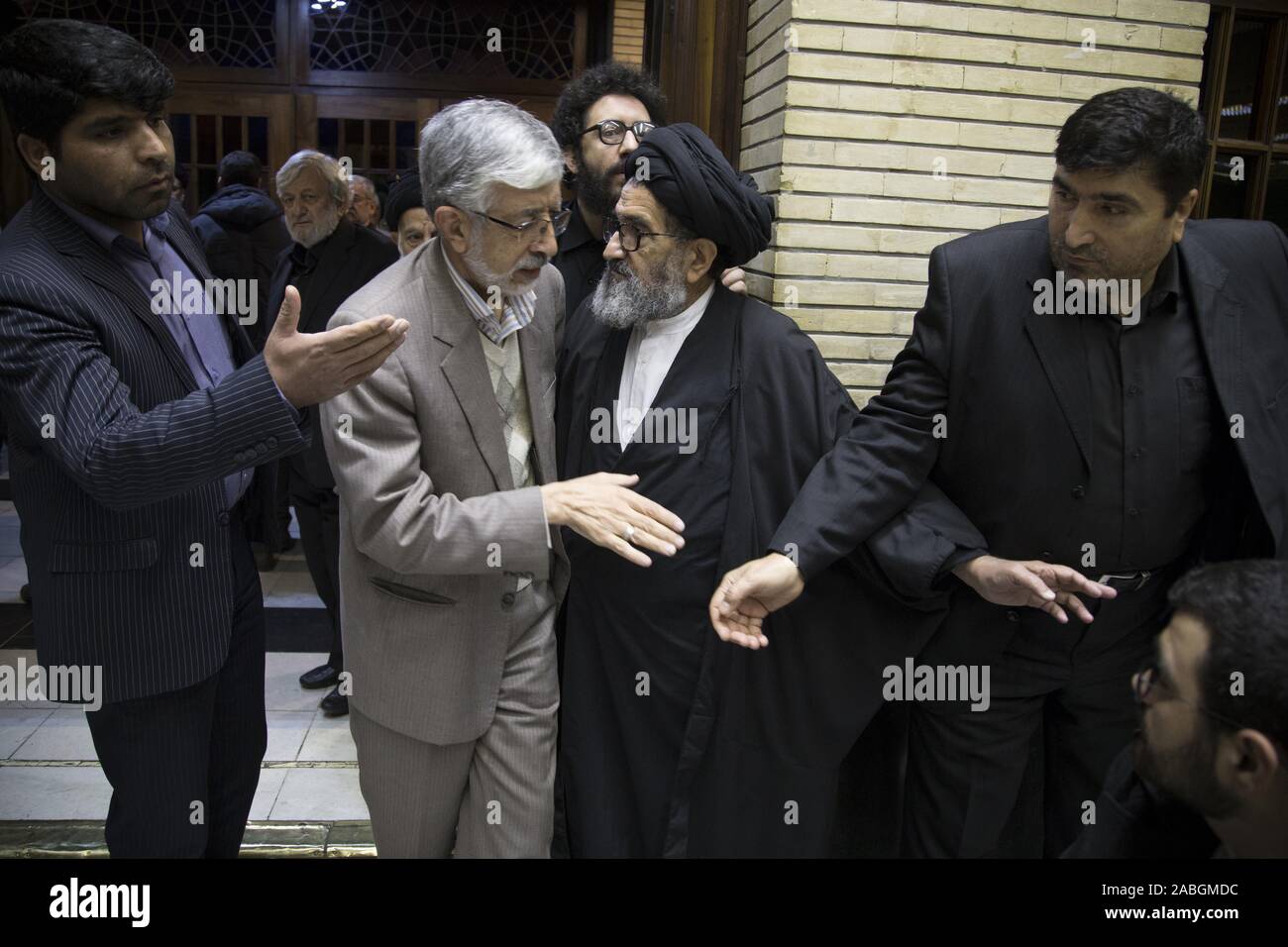 Tehran, IRAN. 27th Nov, 2019. GHOLAM ALI HADDAD ADEL, Head of Iran's ...