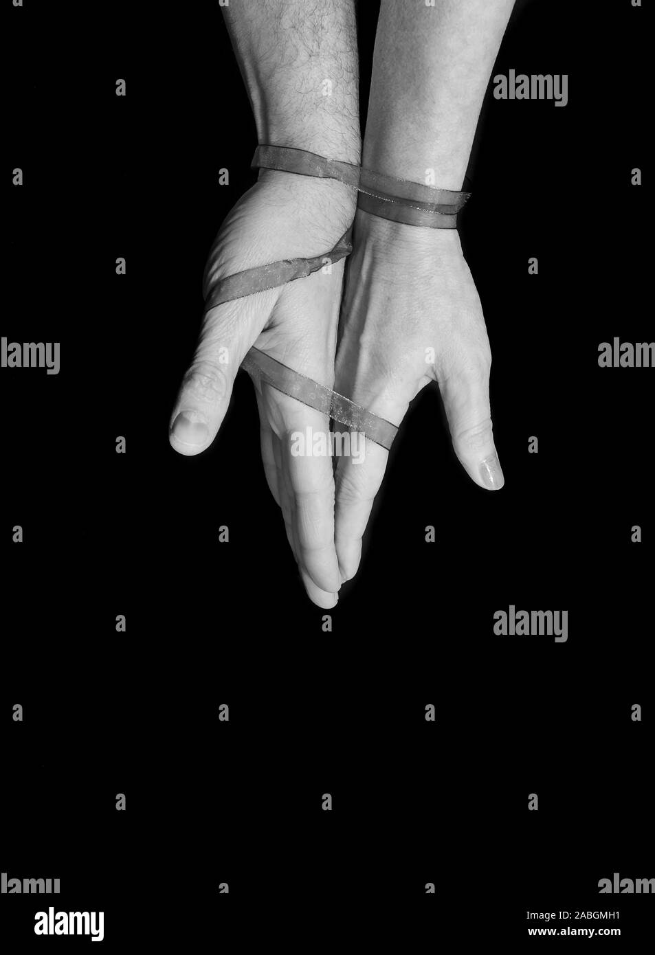 Bondage woman Black and White Stock Photos & Images - Alamy