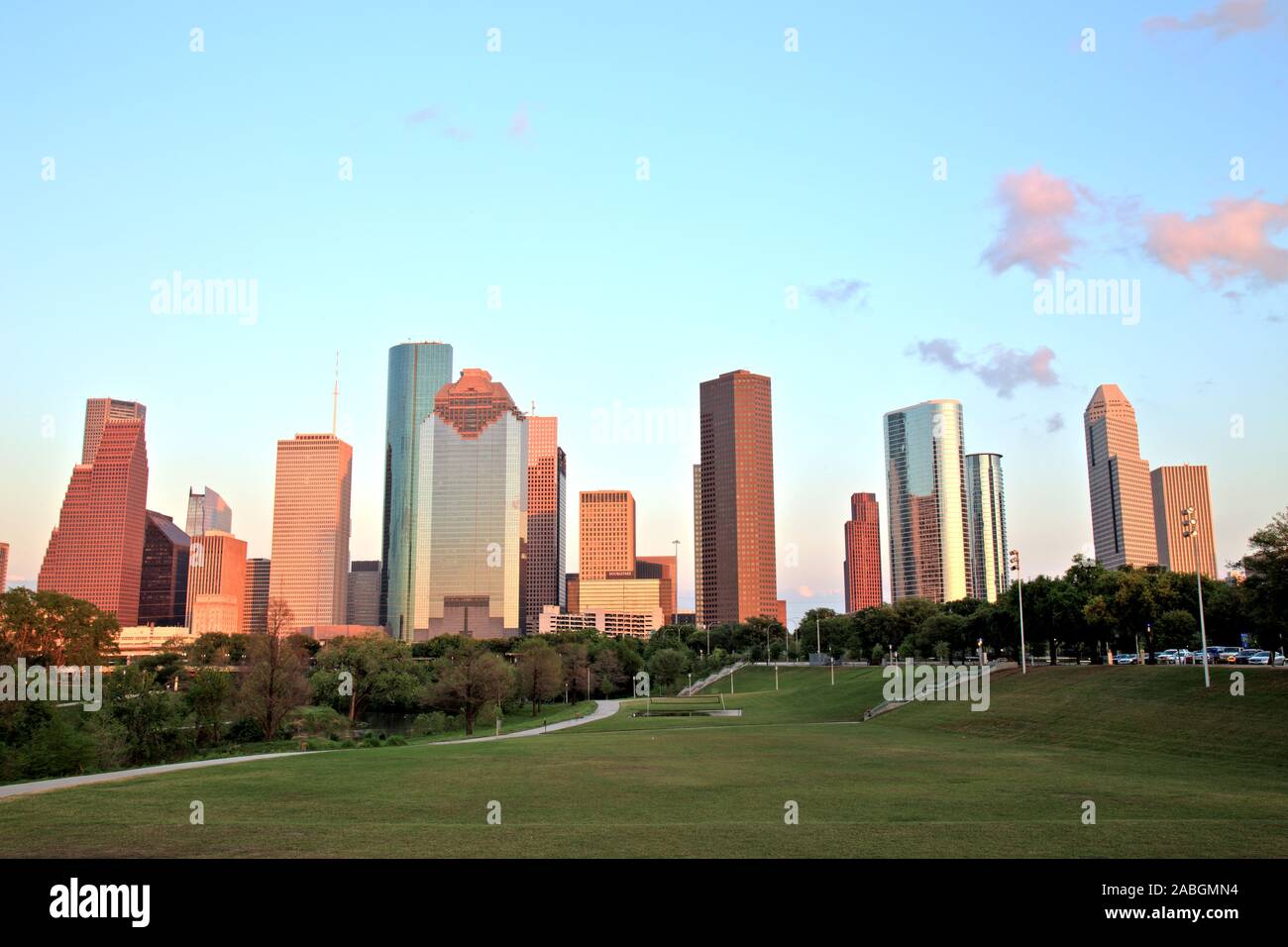 Houston Skyline, Texas Stock Photo - Alamy