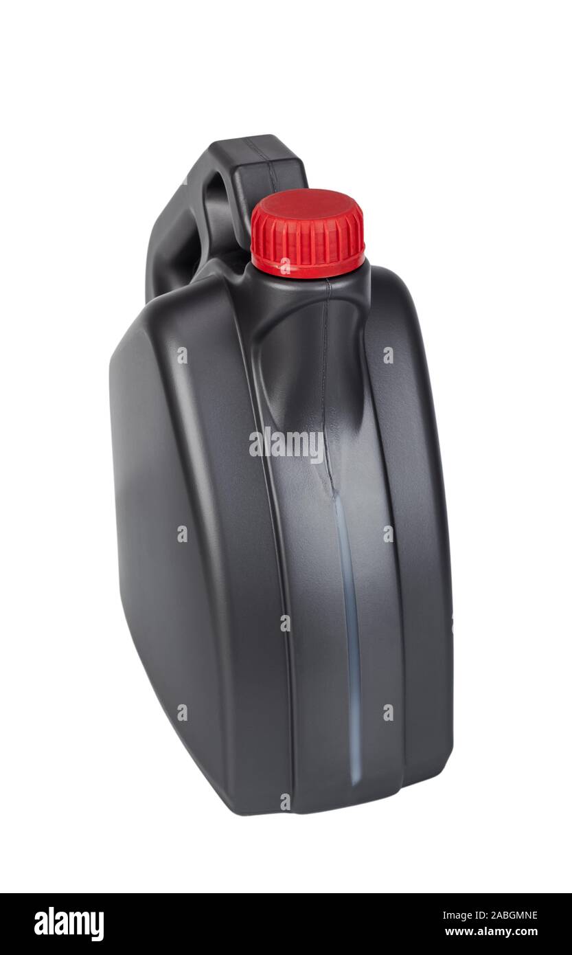 Plastic bottle of motor oil isolated on white background Stock Photo ...