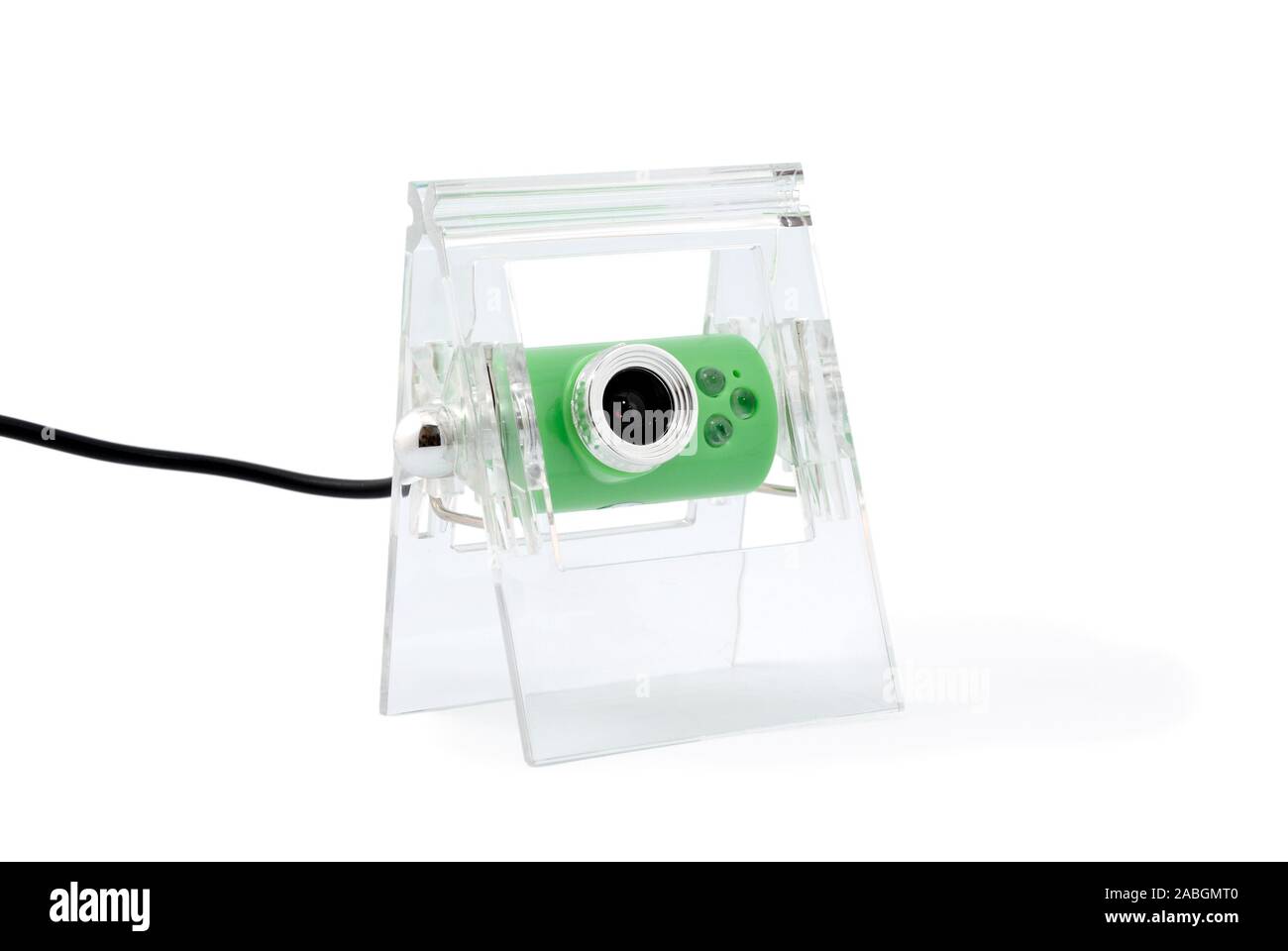Modern webcamera isolated on a white background Stock Photo - Alamy