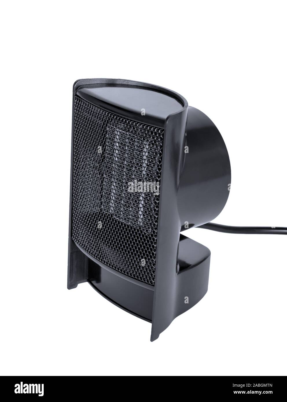 Electric air heater with fan isolated on a white background Stock Photo ...