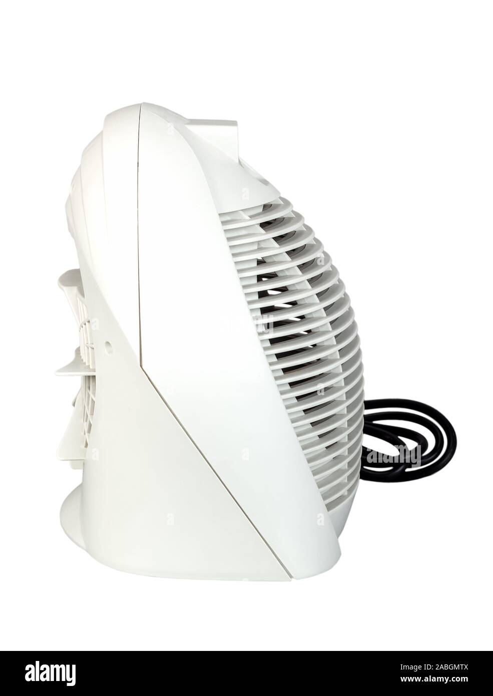 Electric air heater with fan isolated on a white background Stock Photo ...