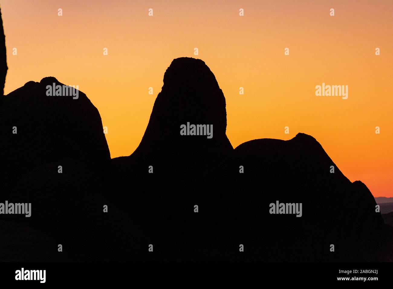 Sunset in Namibia, Africa Stock Photo - Alamy
