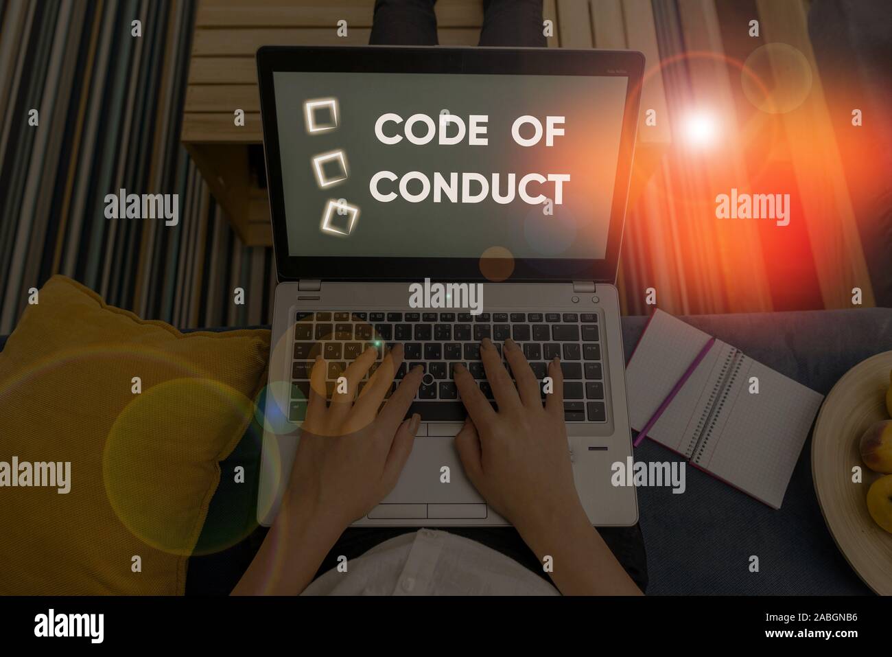 Handwriting Text Writing Code Of Conduct Conceptual Photo Ethics Rules Moral Codes Ethical